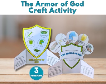 Ephesians 6 Armor of God Printable | Bible Craft for Kids | Sunday ...