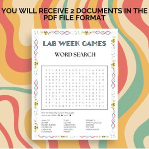 Printable Lab Week 7 Games Bundle, 2025 Lab Week, Co-worker Games ...