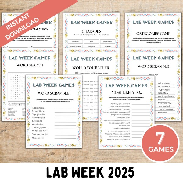 Lab Week - Etsy