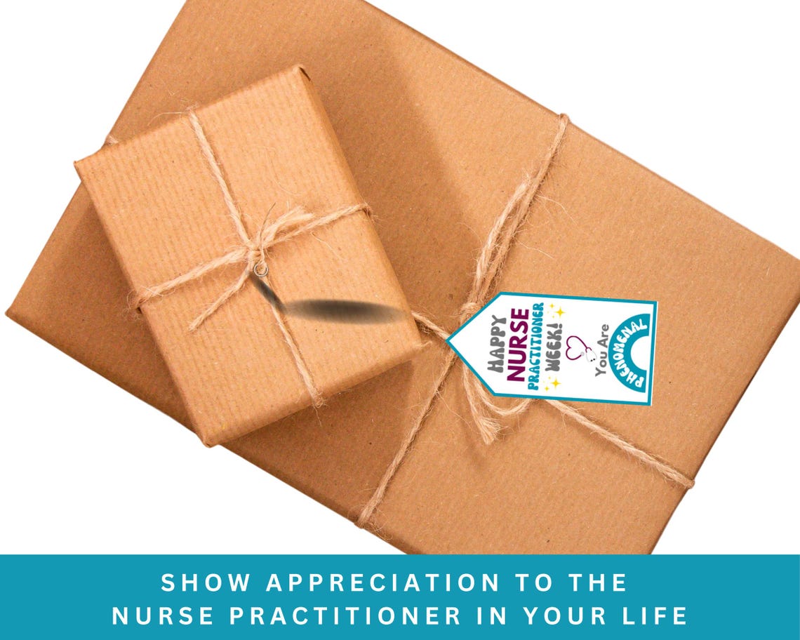 Nurse Practitioner Week Gift Tags, Appreciation Printable (PDF Download ...