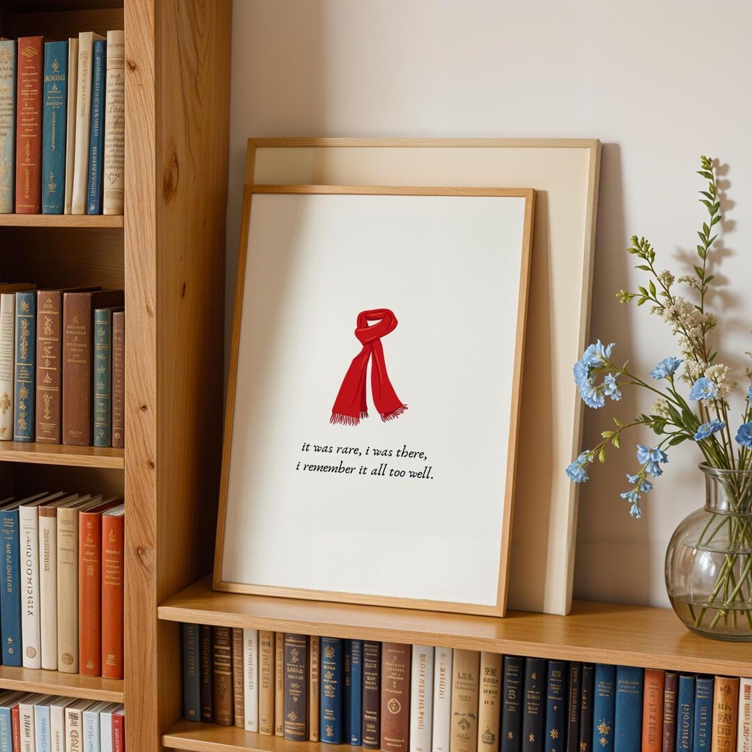 All Too Well Print Taylor Poster Swiftie Gift I Remember It All Too ...