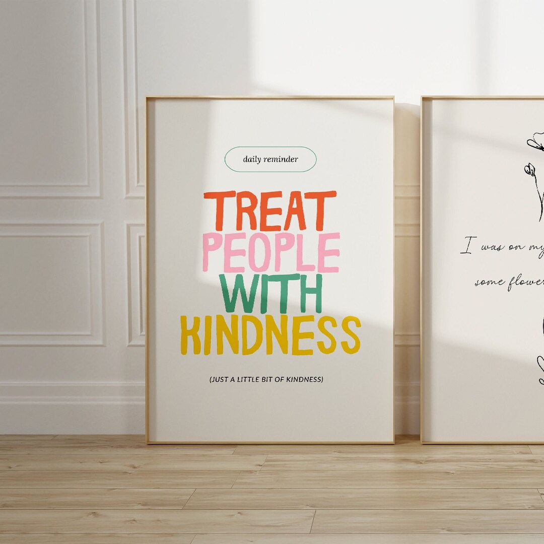 Harry Styles Poster Treat People With Kindness Print Harry Styles ...