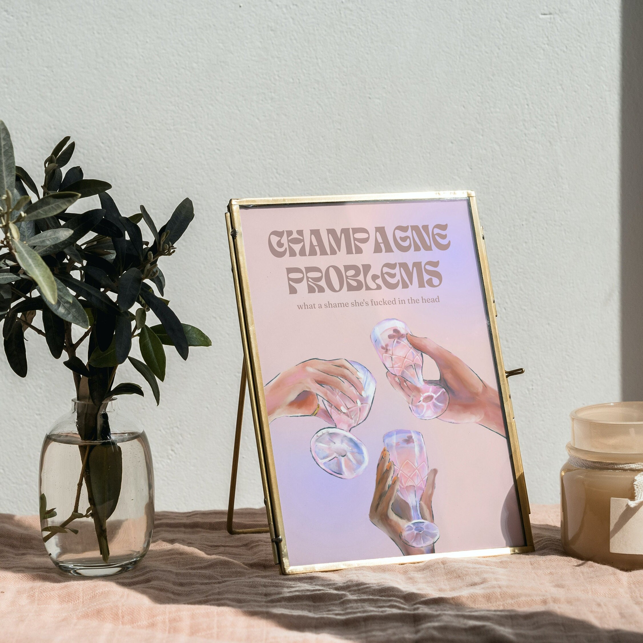 Taylor Swift Poster Champagne Problems Print Evermore Poster Swiftie ...