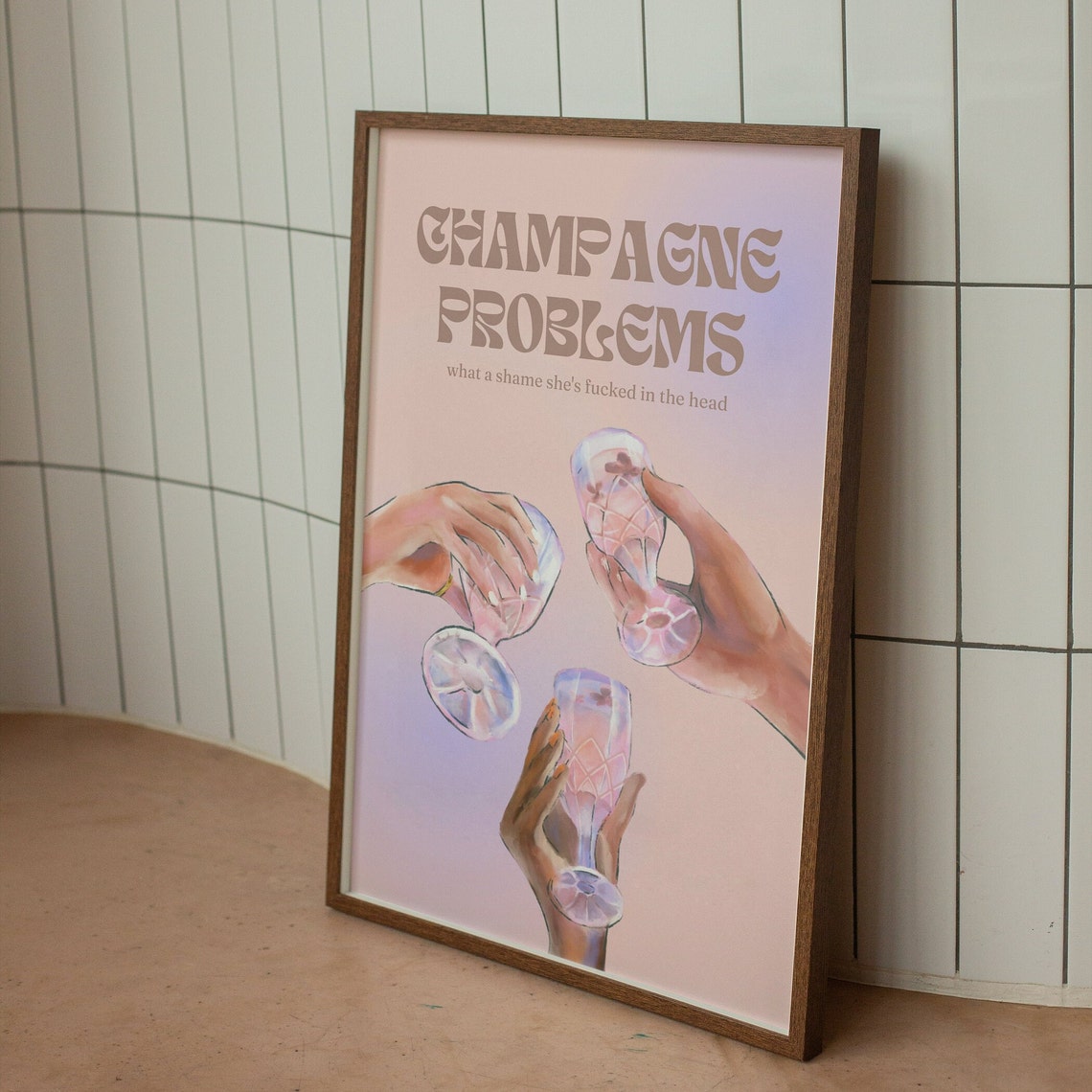 Taylor Swift Poster Champagne Problems Print Evermore Poster Swiftie ...