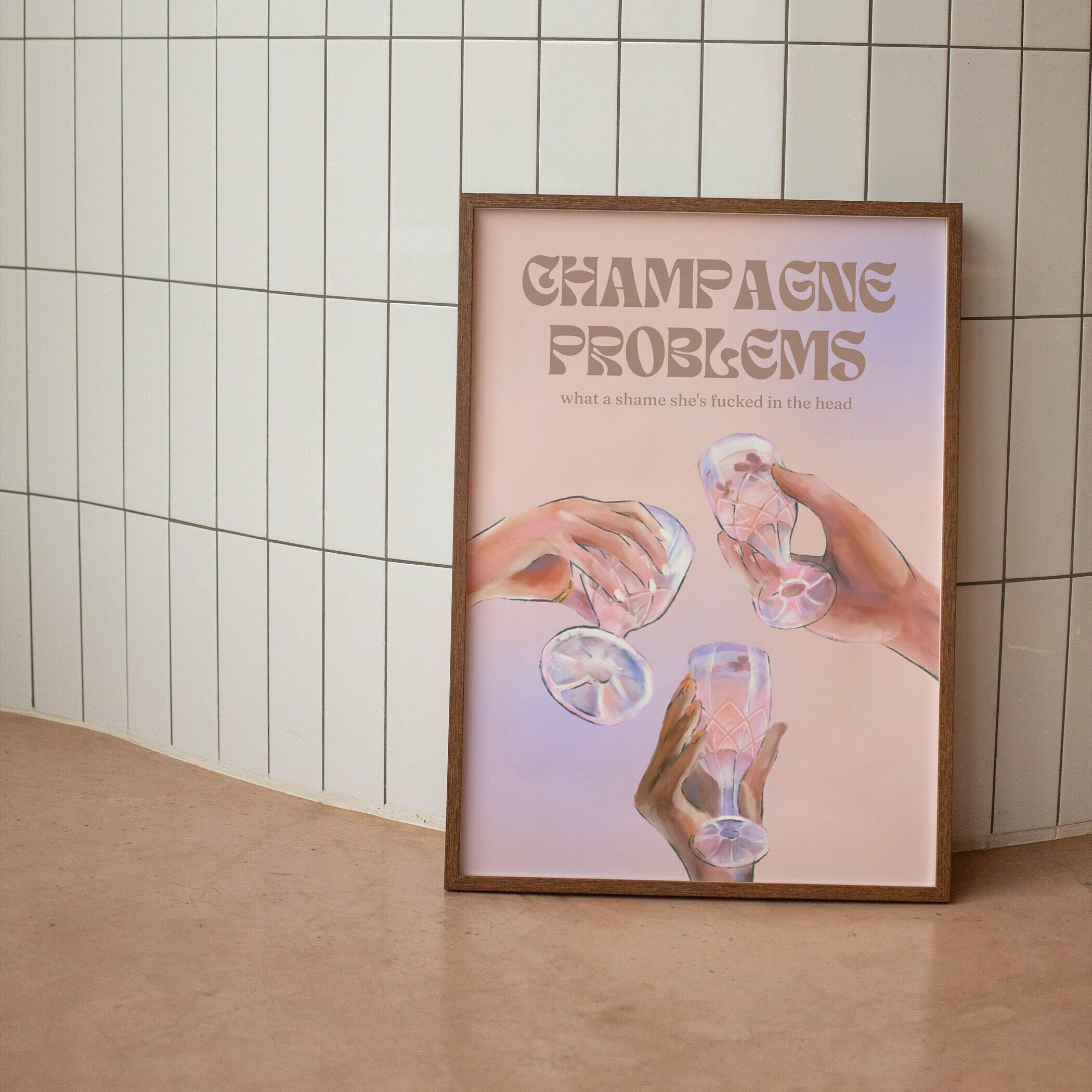 Taylor Swift Poster Champagne Problems Print Evermore Poster Swiftie ...