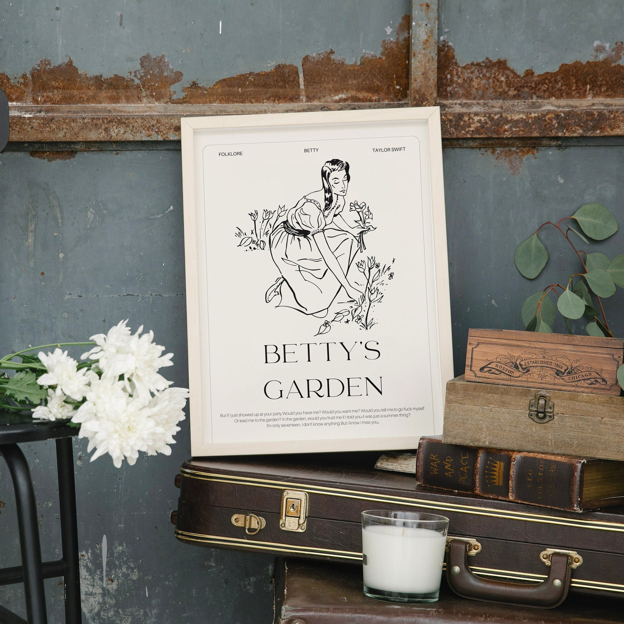 Taylor Swift Wall Art Printable Betty Poster Swiftie Gift Swiftie Merch ...