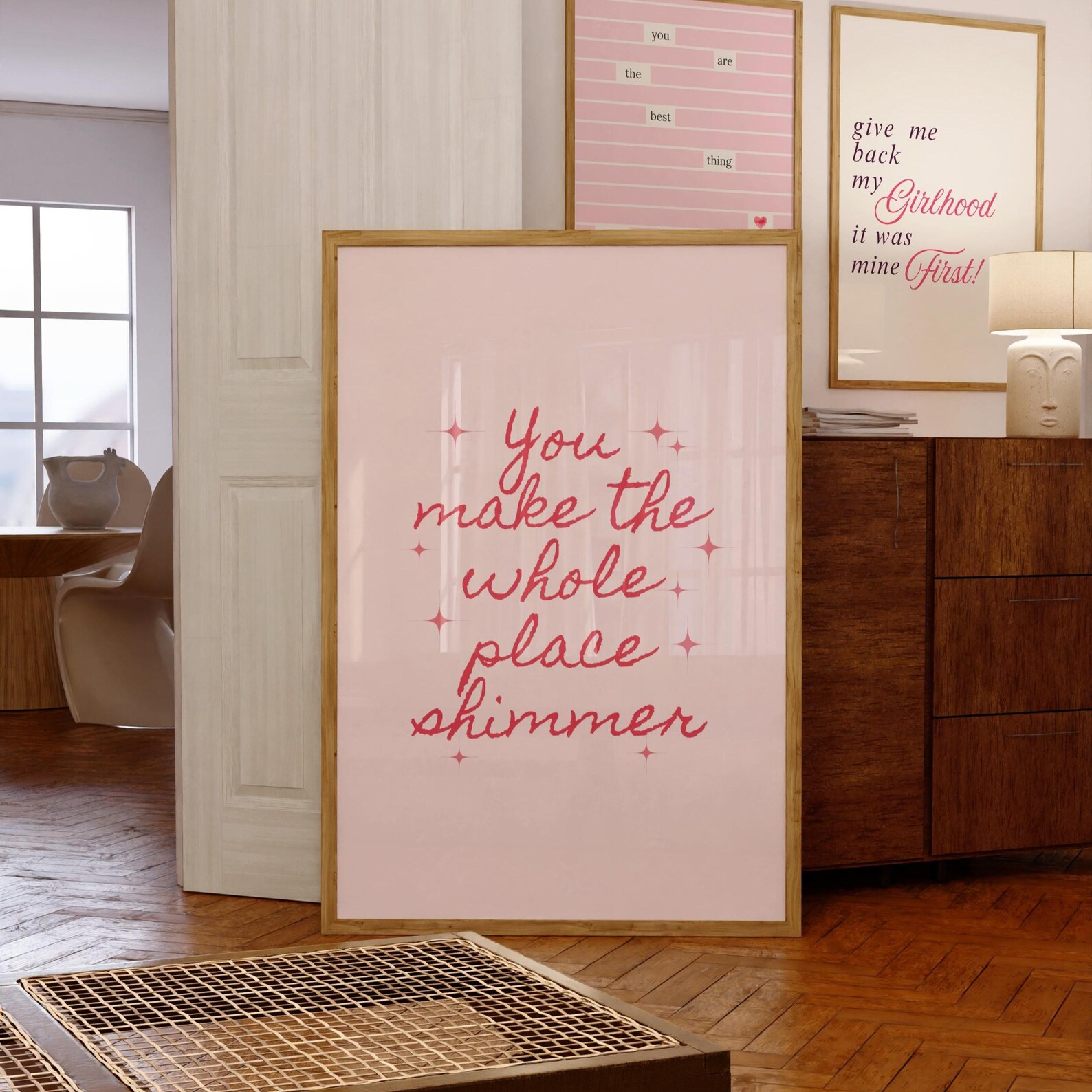 Make the Whole Place Shimmer Print Taylor Poster Girly Bedroom Art ...