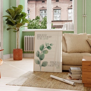 Taylor Print Set of 2 Taylor Poster Never Be so Kind Poster Subtle Gift ...