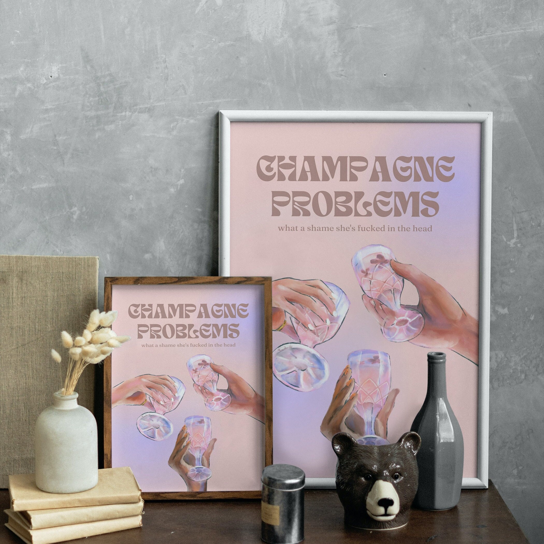 Taylor Swift Poster Champagne Problems Print Evermore Poster Swiftie ...