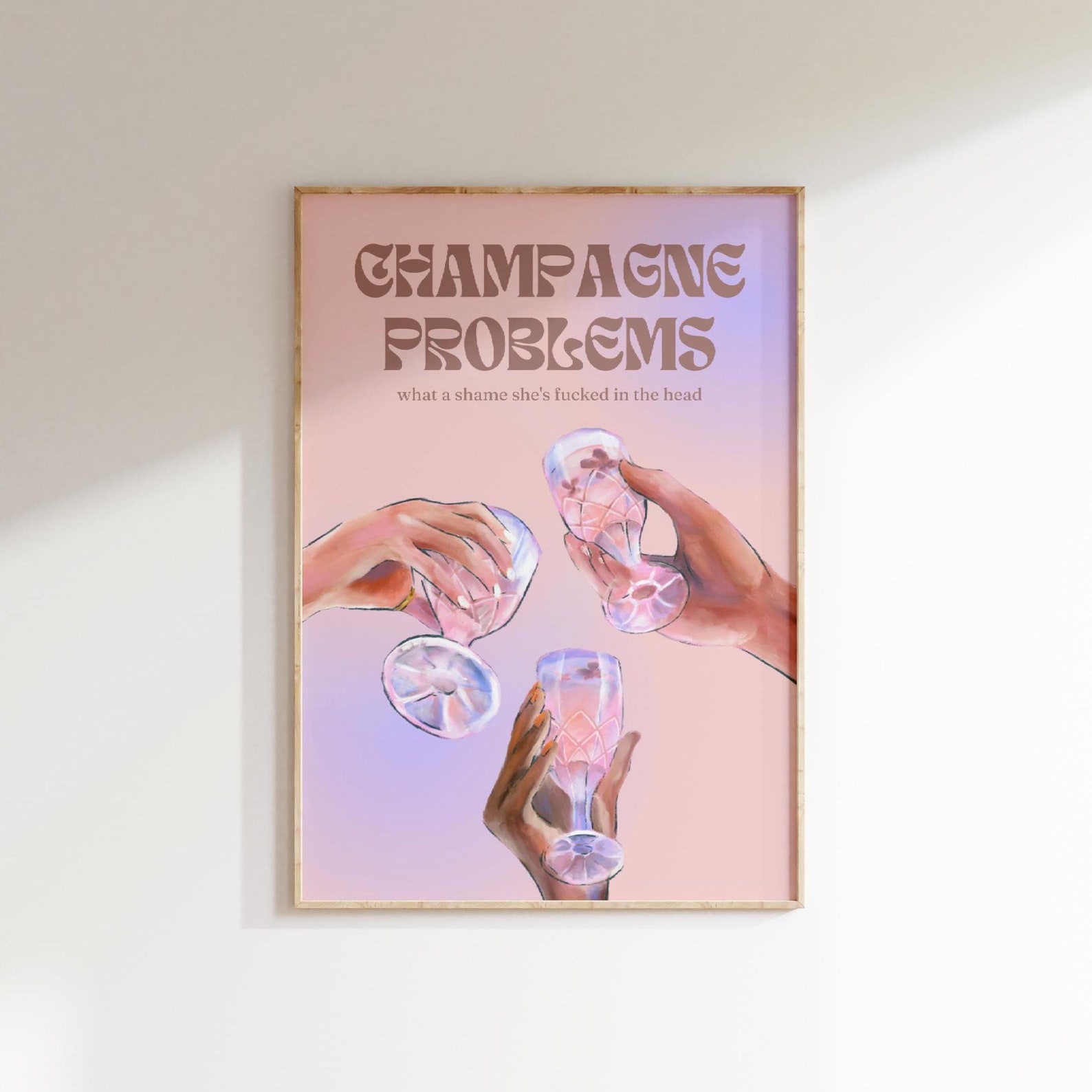 Taylor Swift Poster Champagne Problems Print Evermore Poster Swiftie ...