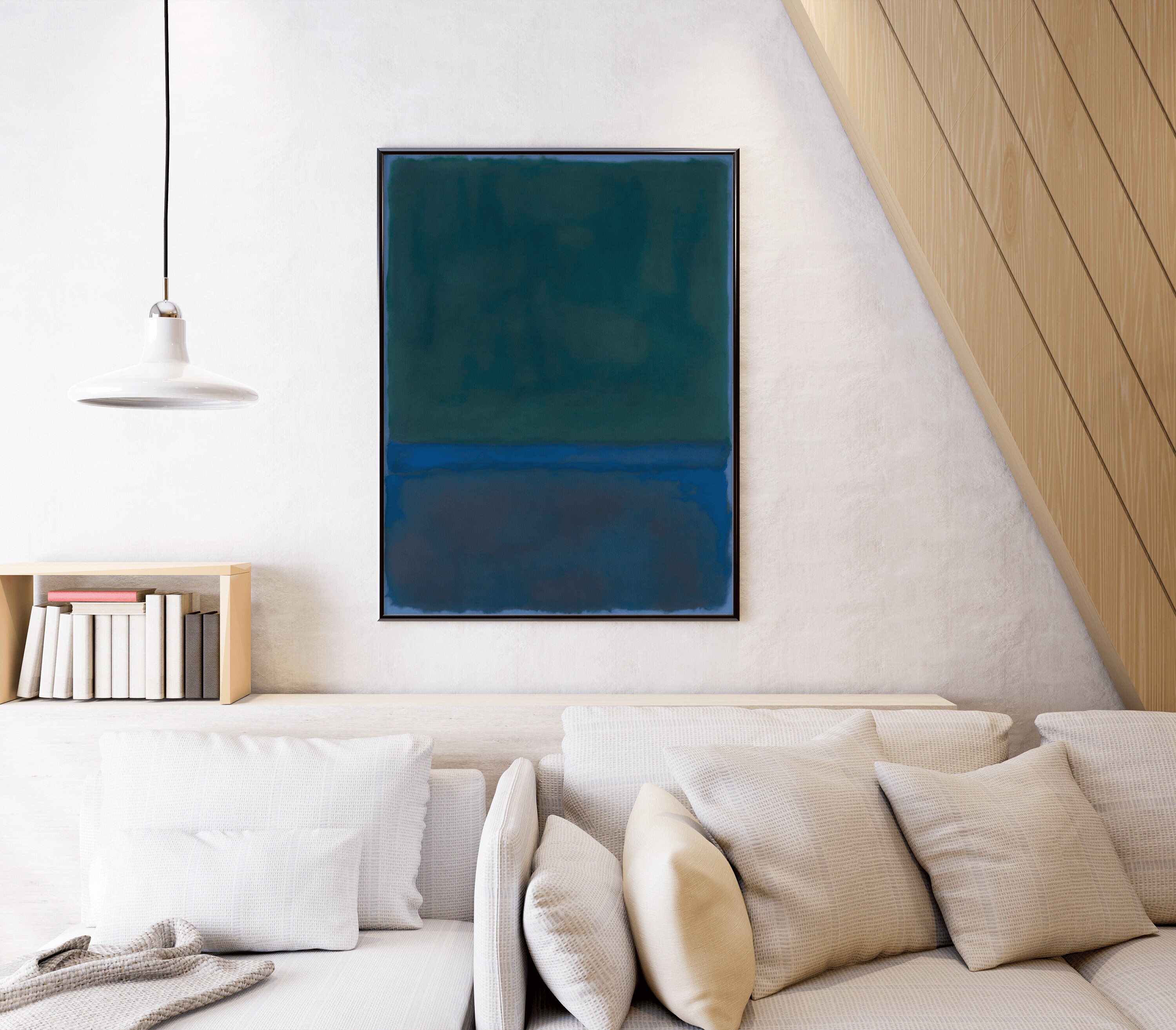 Mark Rothko Print Blue Abstract Poster Minimalist Rothko - Etsy