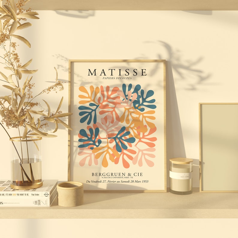 Pastel Matisse Print, Henri Matisse Poster, Mid Century Modern ...