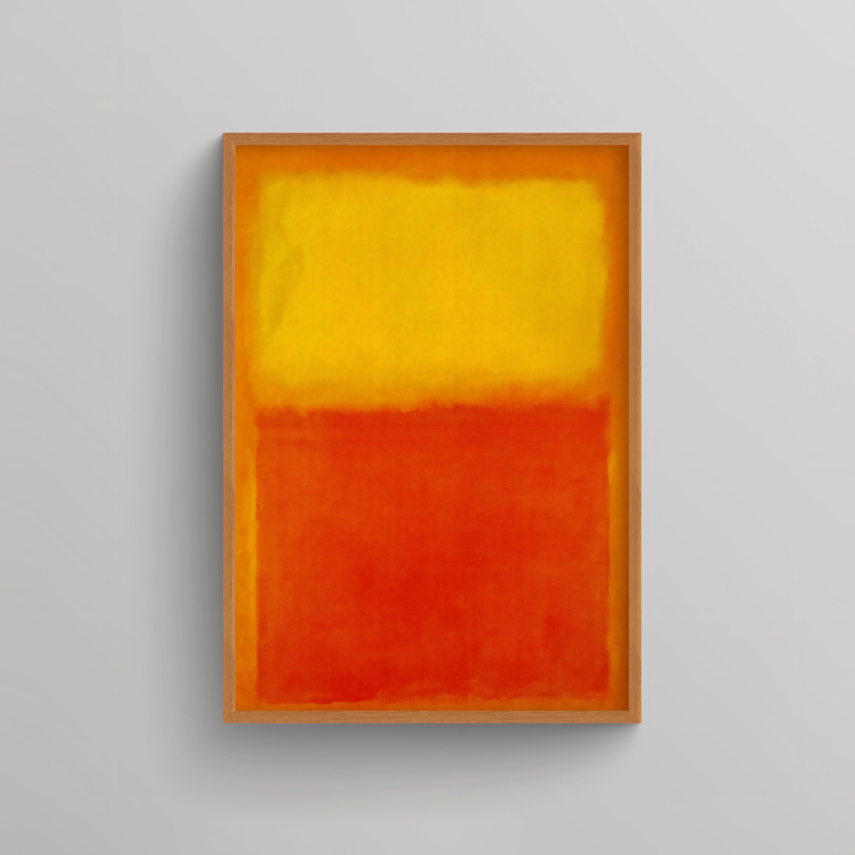 Orange Rothko Wall Art, Mark Rothko Print, Rothko Wall Art, Abstract ...