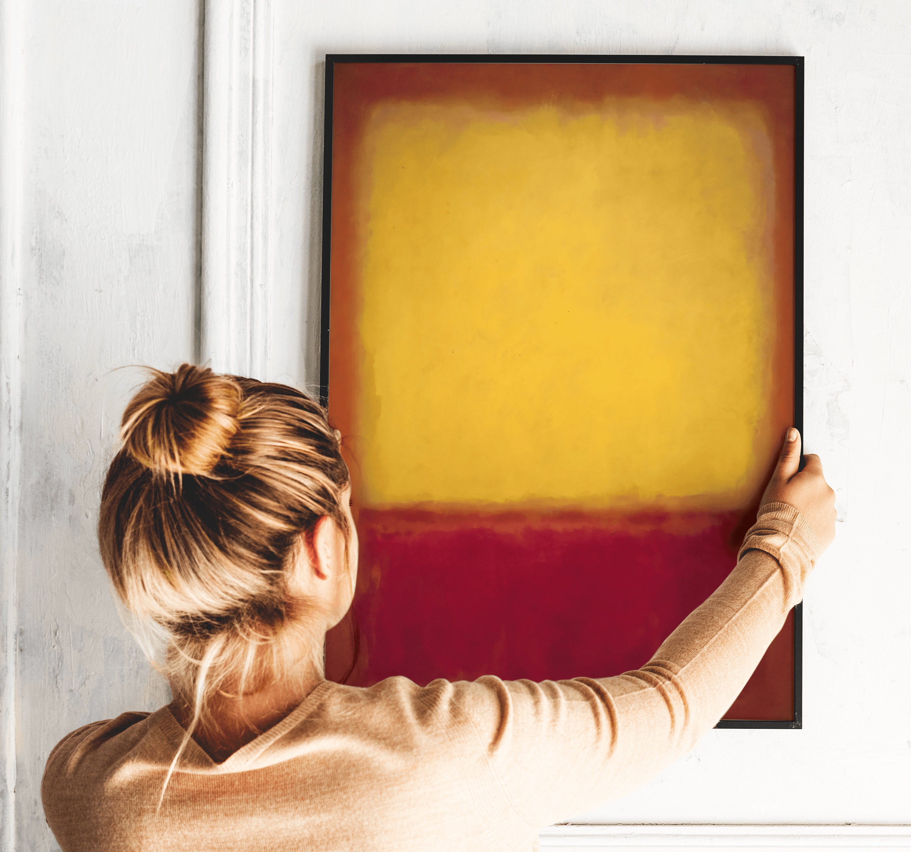 Mark Rothko Inspired Print, Modern Wall Decor, Minimalism Painting ...