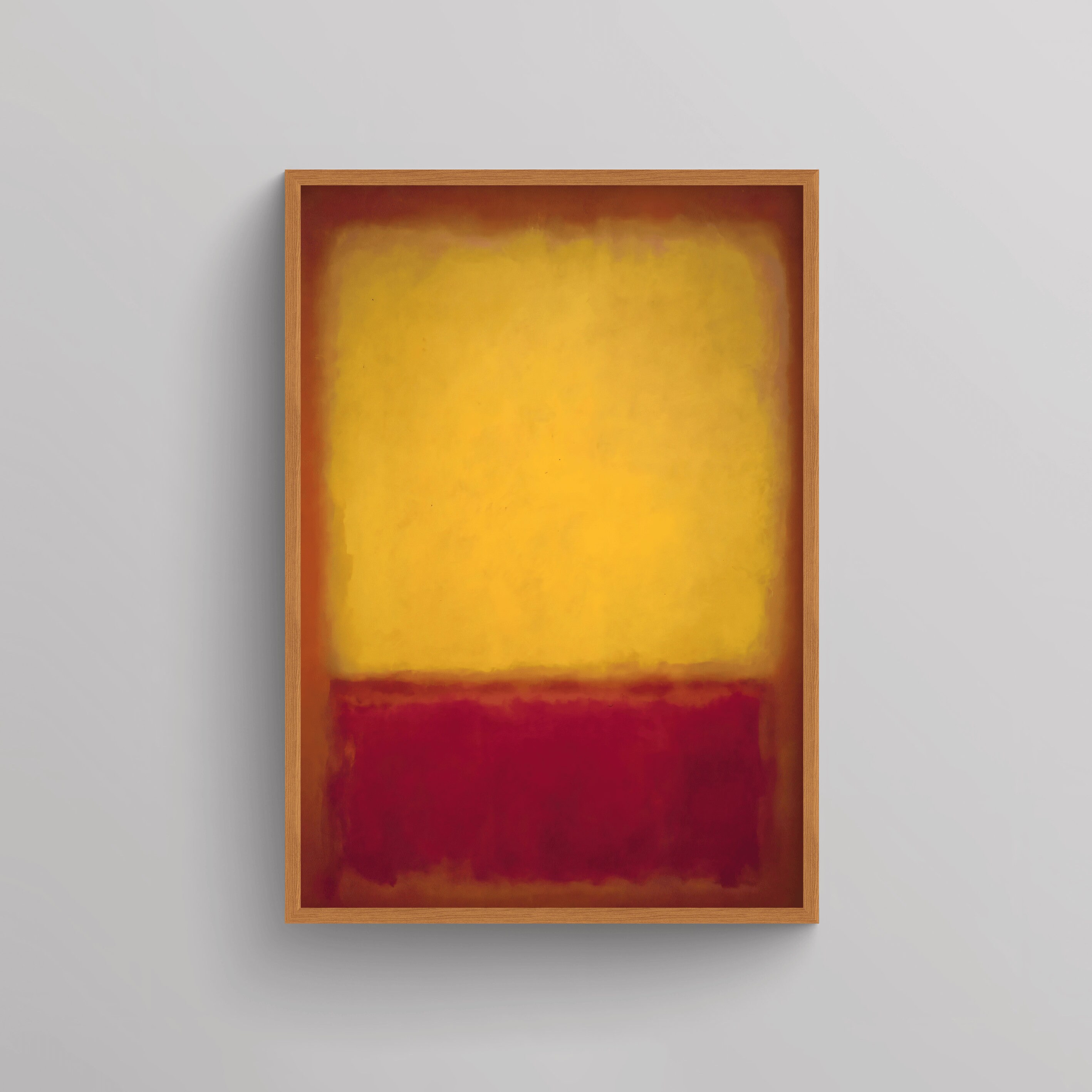 Mark Rothko Inspired Print, Modern Wall Decor, Minimalism Painting ...