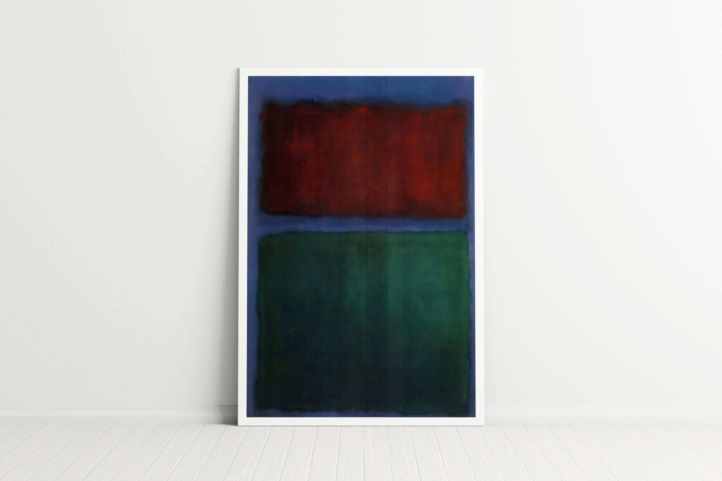 Mark Rothko Print Blue Abstract Poster Minimalist Rothko - Etsy