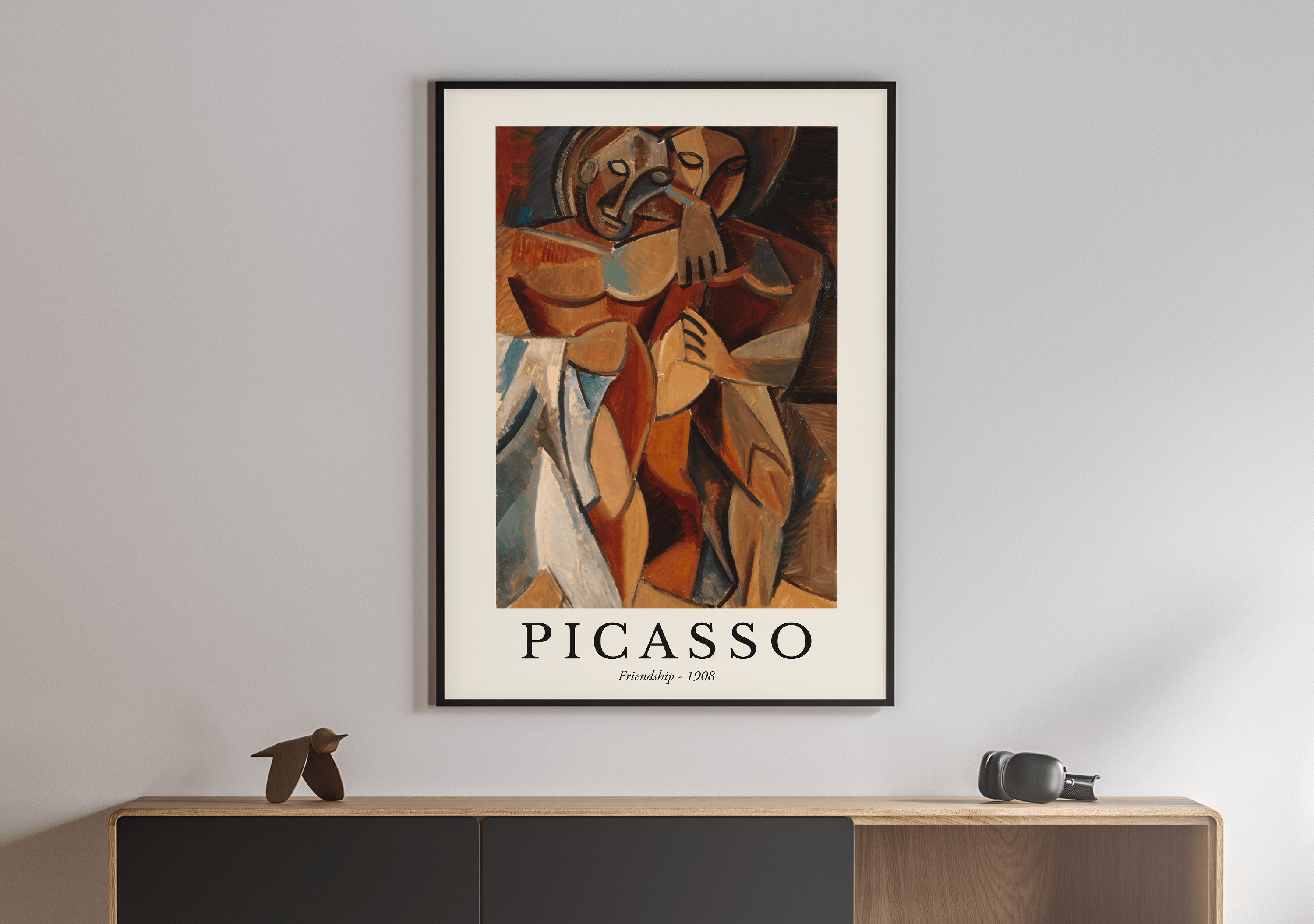 Pablo Picasso Poster, Picasso Friendship Painting, Exhibition Print ...