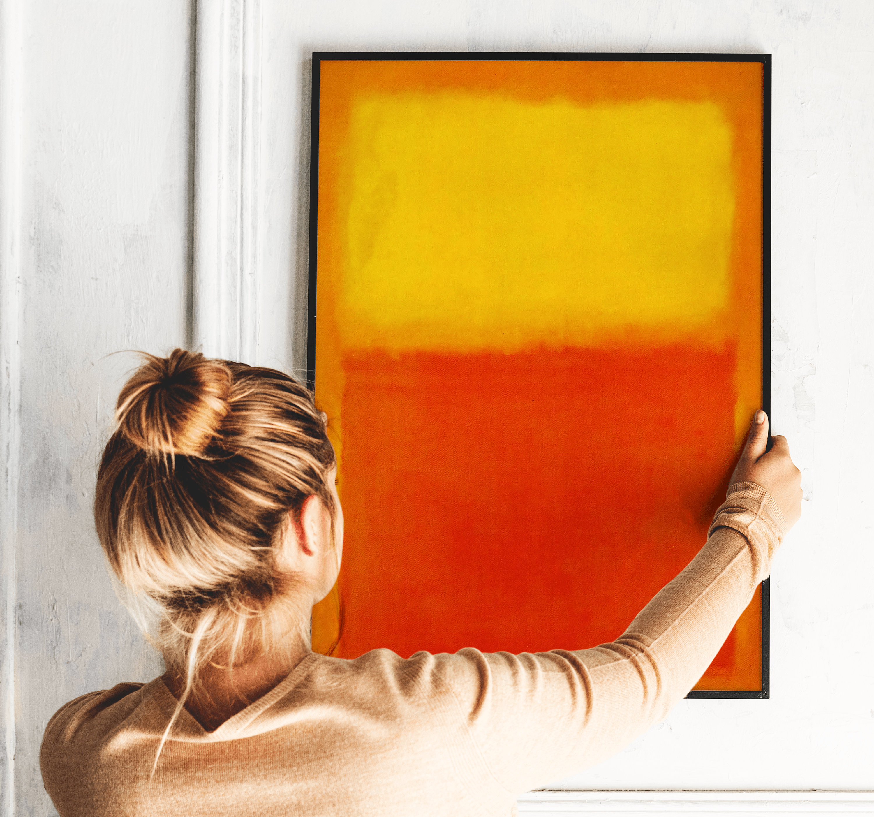 Orange Rothko Wall Art, Mark Rothko Print, Rothko Wall Art, Abstract ...