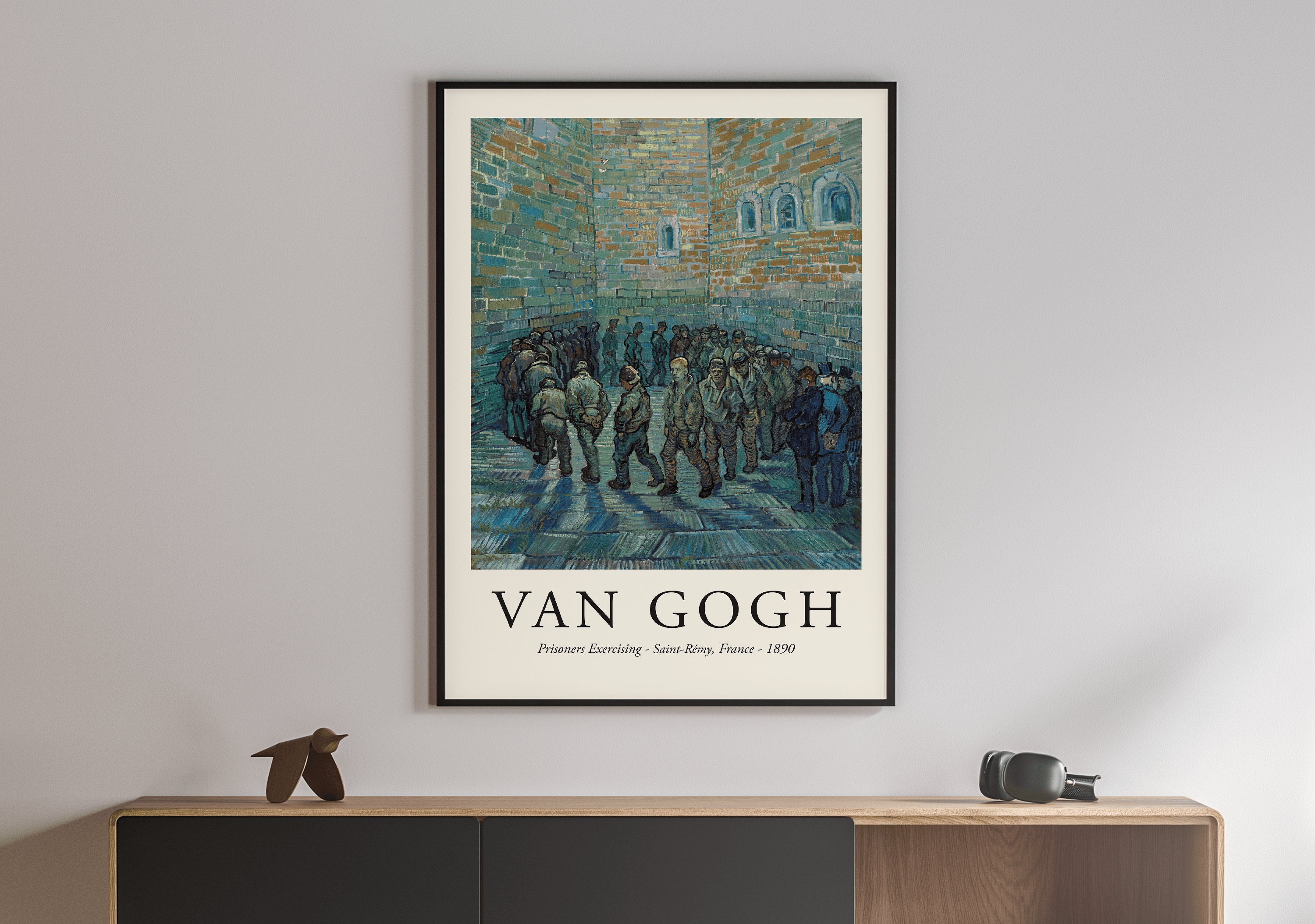 Van Gogh Poster, Prisoners Exercising, Vincent Van Gogh Poster, Famous ...
