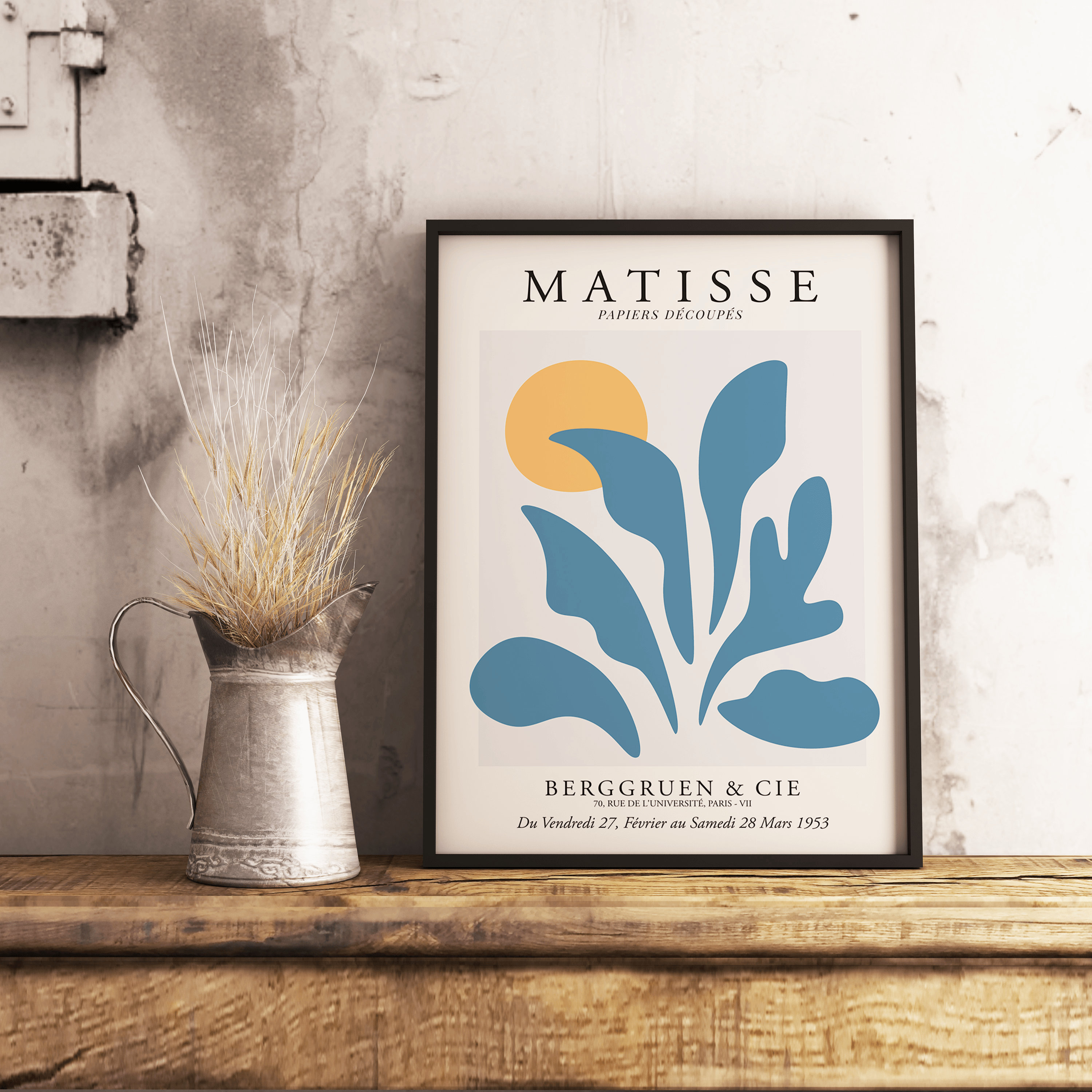 Pastel Blue Matisse Print, Henri Matisse Print,sky Blue Wall Art ...