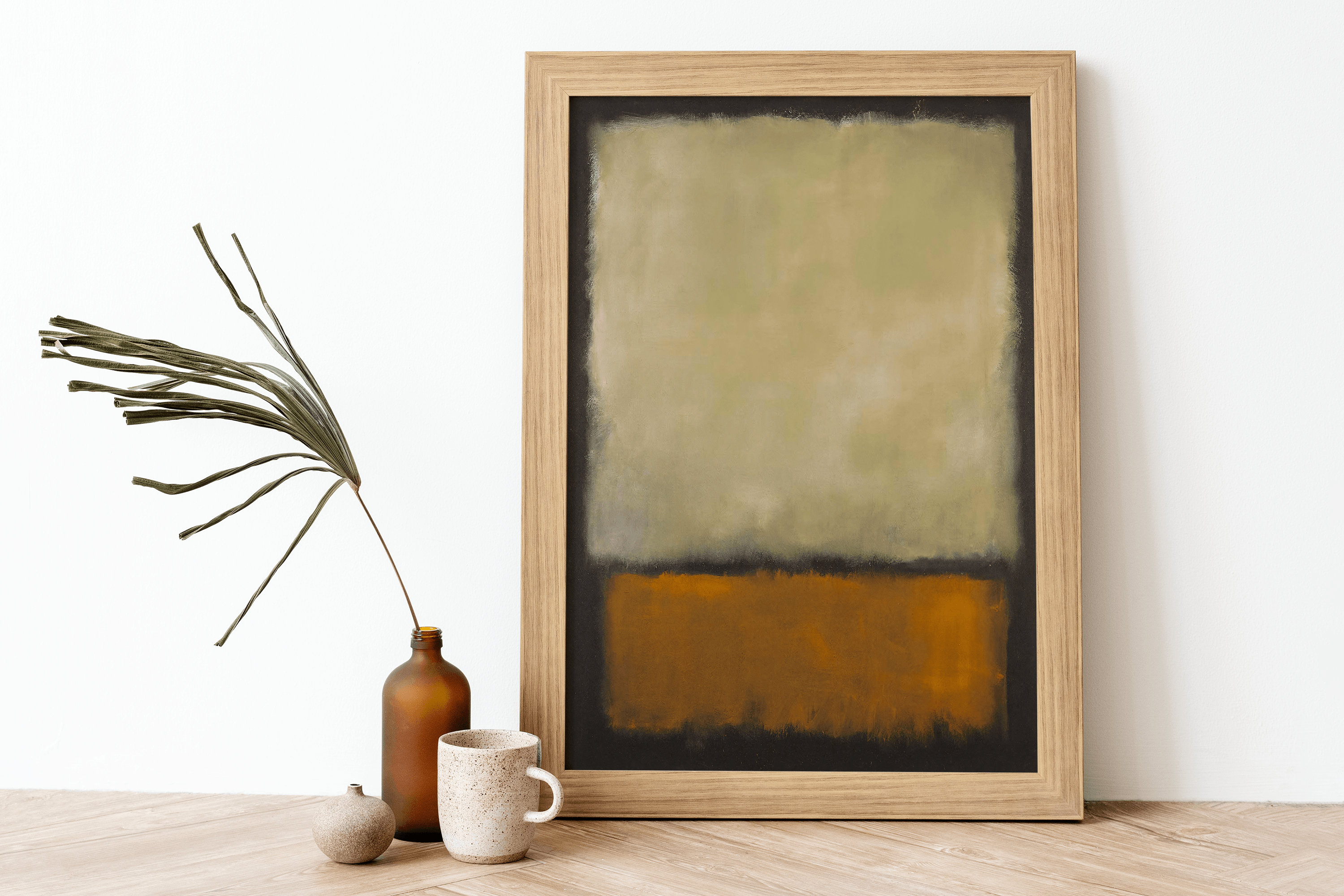 Mark Rothko Print, Brown and Beige Minimalist Print, Rothko Wall Art ...