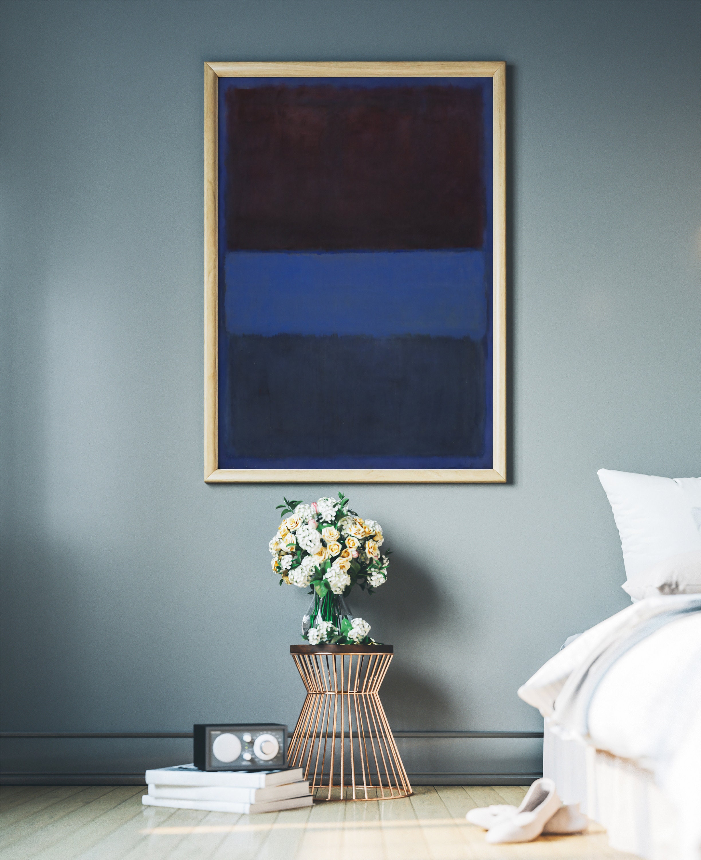 Mark Rothko Print Blue Abstract Poster Minimalist Rothko - Etsy