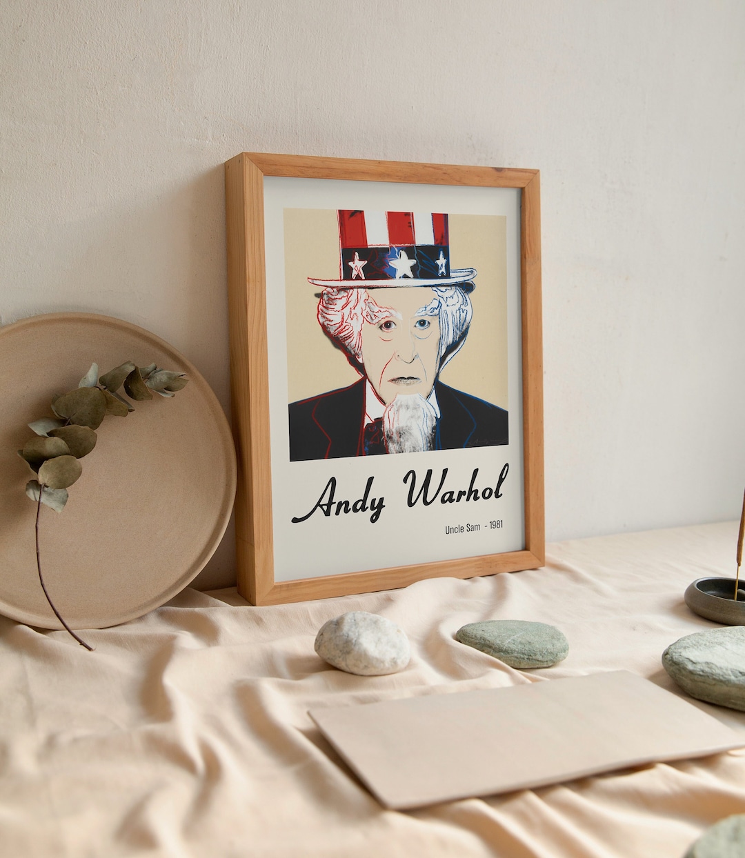 Andy Warhol Uncle Sam Print, Warhol Print, Pop Art Home Prints, Warhol Art Poster, Home Decor ...
