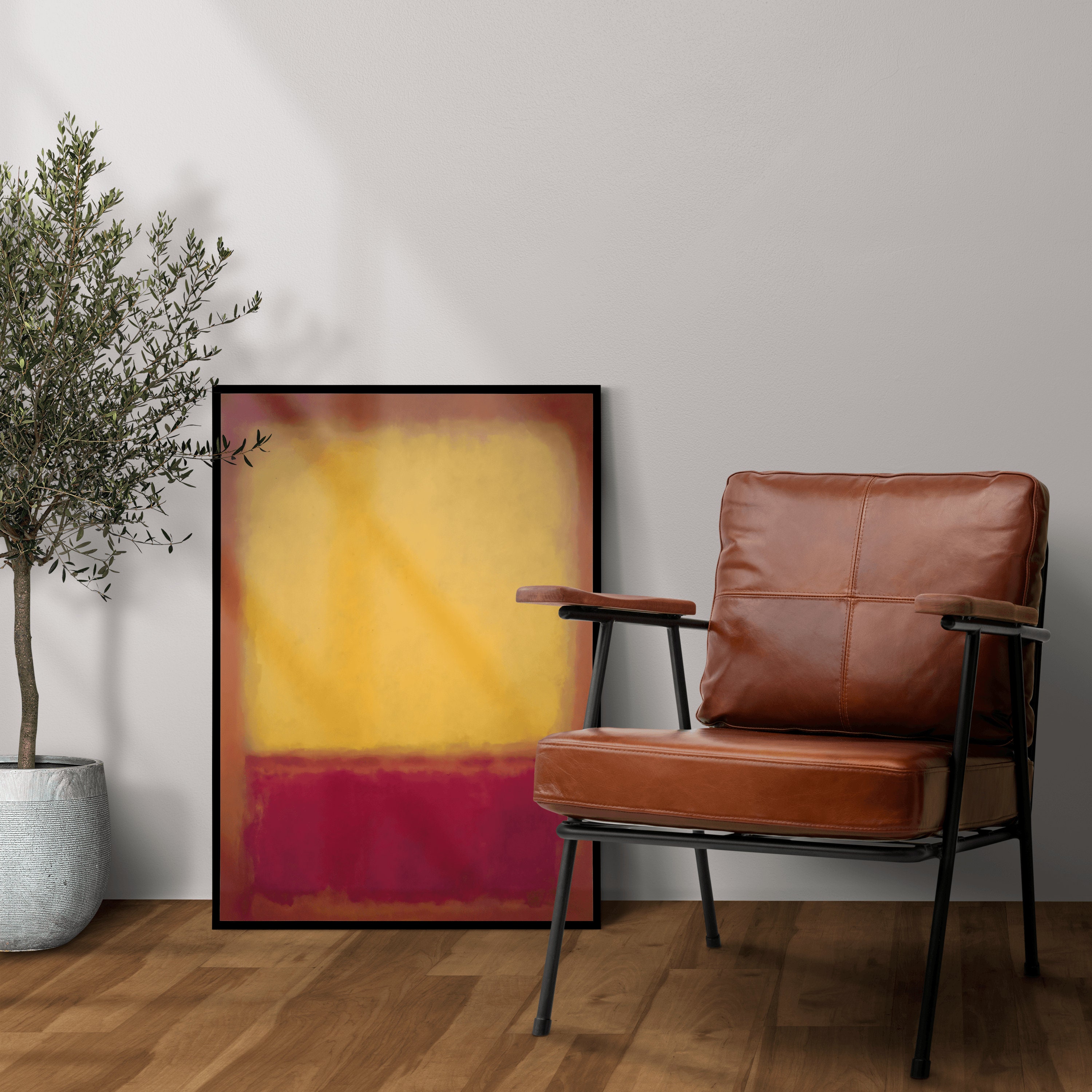 Mark Rothko Inspired Print, Modern Wall Decor, Minimalism Painting ...