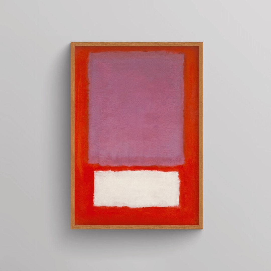 Mark Rothko Print, Living Room Wall Art, Hallway Decor, Above Bed Wall ...