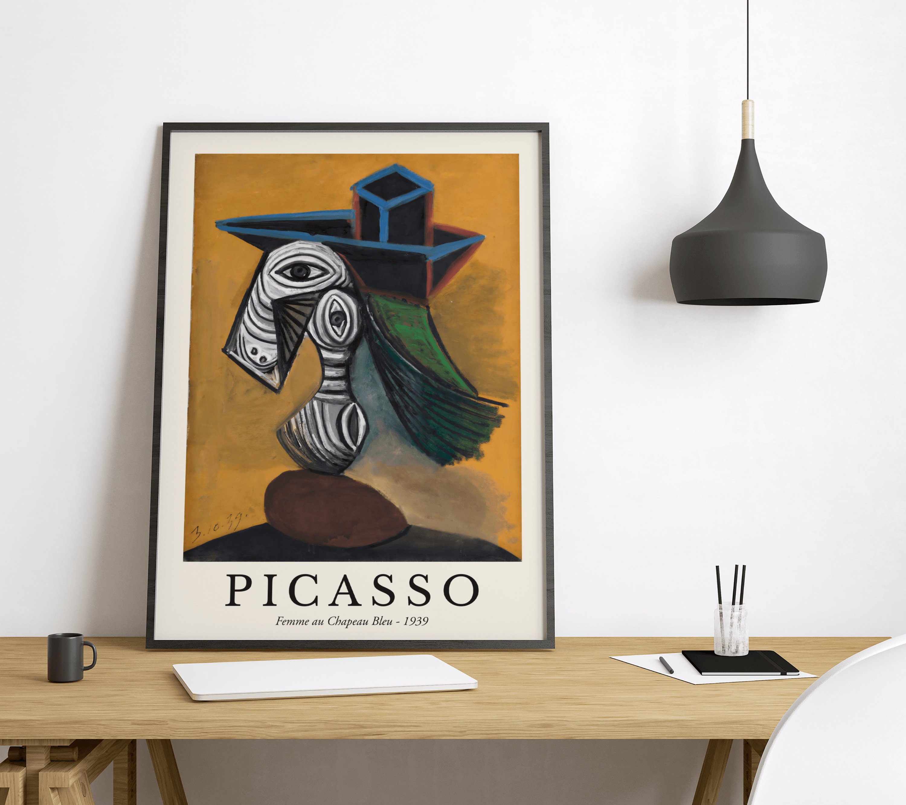 Picasso Print, Picasso Poster, Picasso Art Print, Picasso Femme Au ...