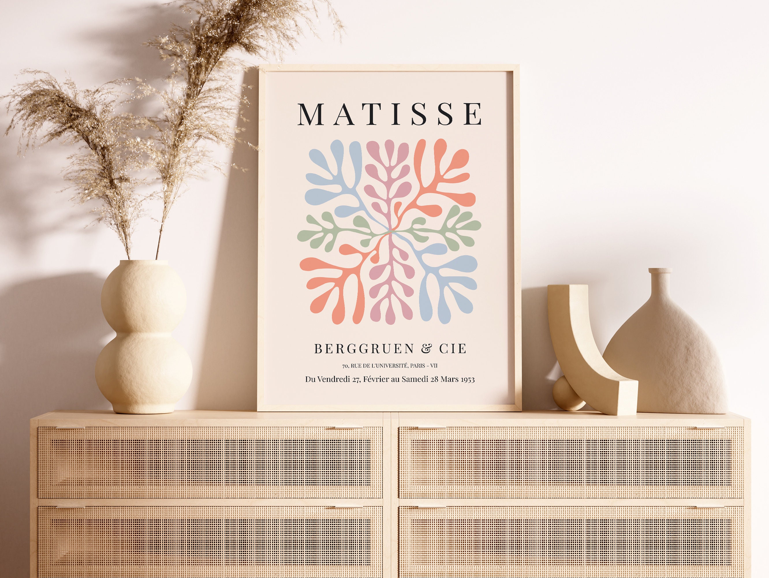 Pastel Wall Art Matisse Print Picasso Poster Flower Market Print Henri ...