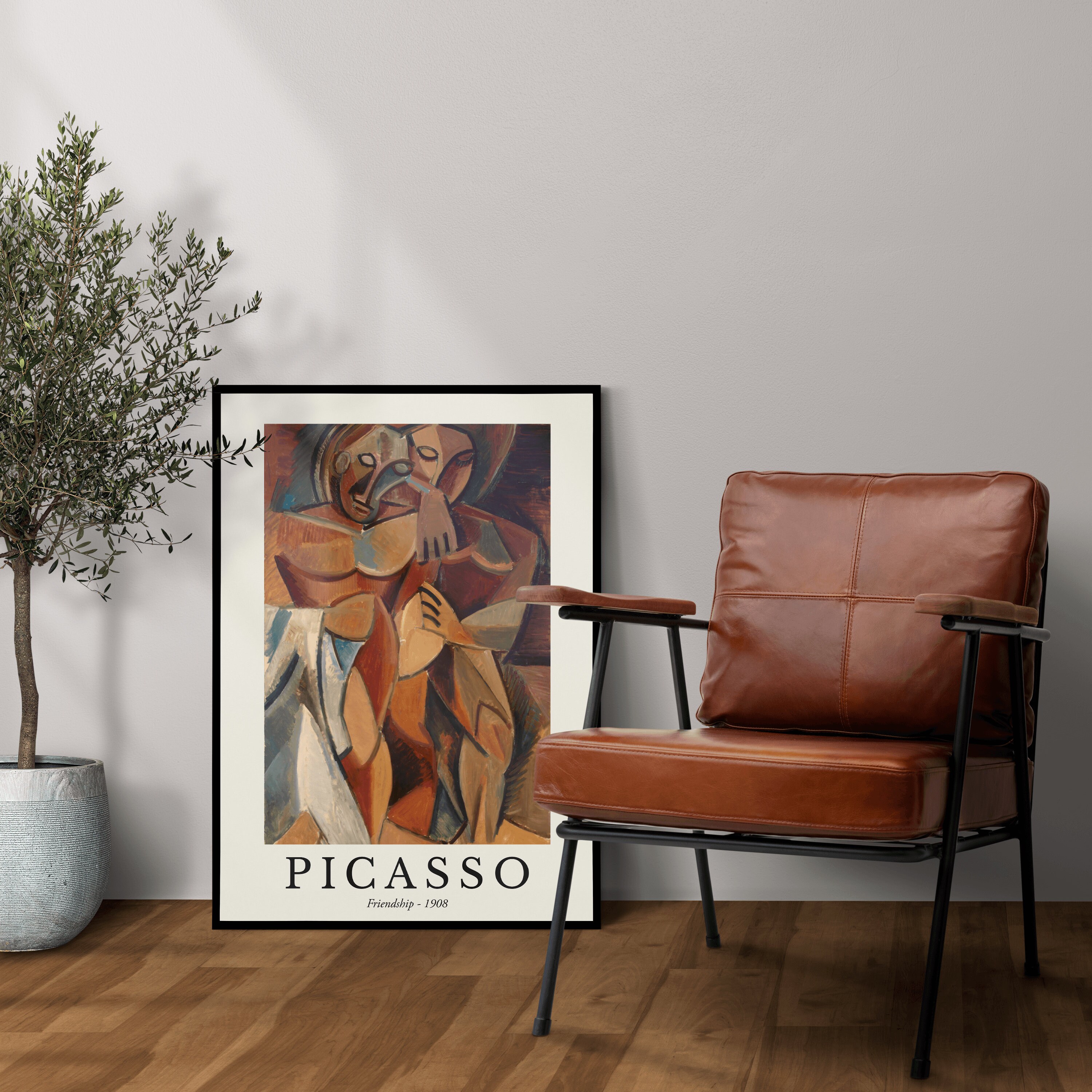 Pablo Picasso Poster, Picasso Friendship Painting, Exhibition Print ...