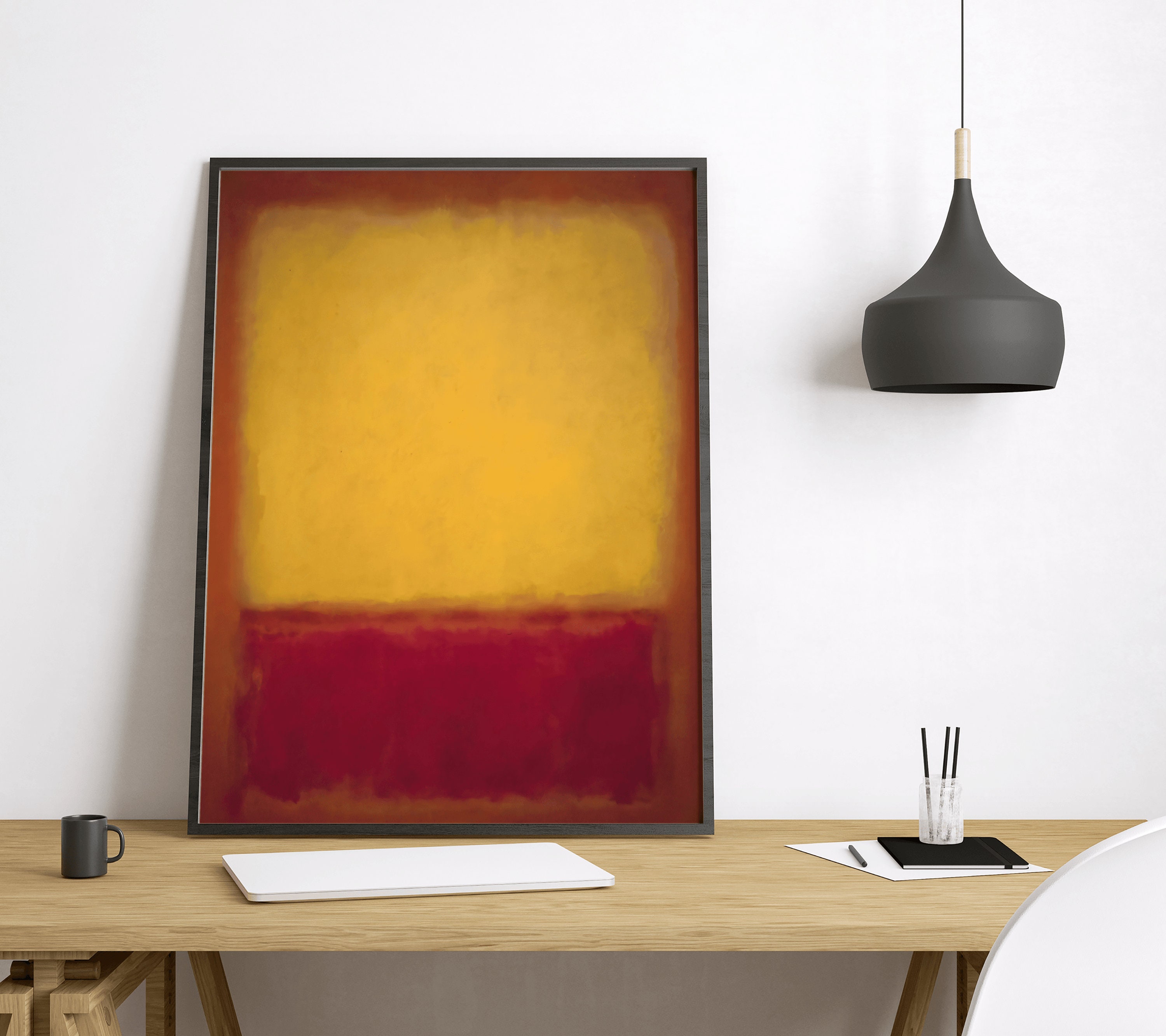 Mark Rothko Inspired Print, Modern Wall Decor, Minimalism Painting ...