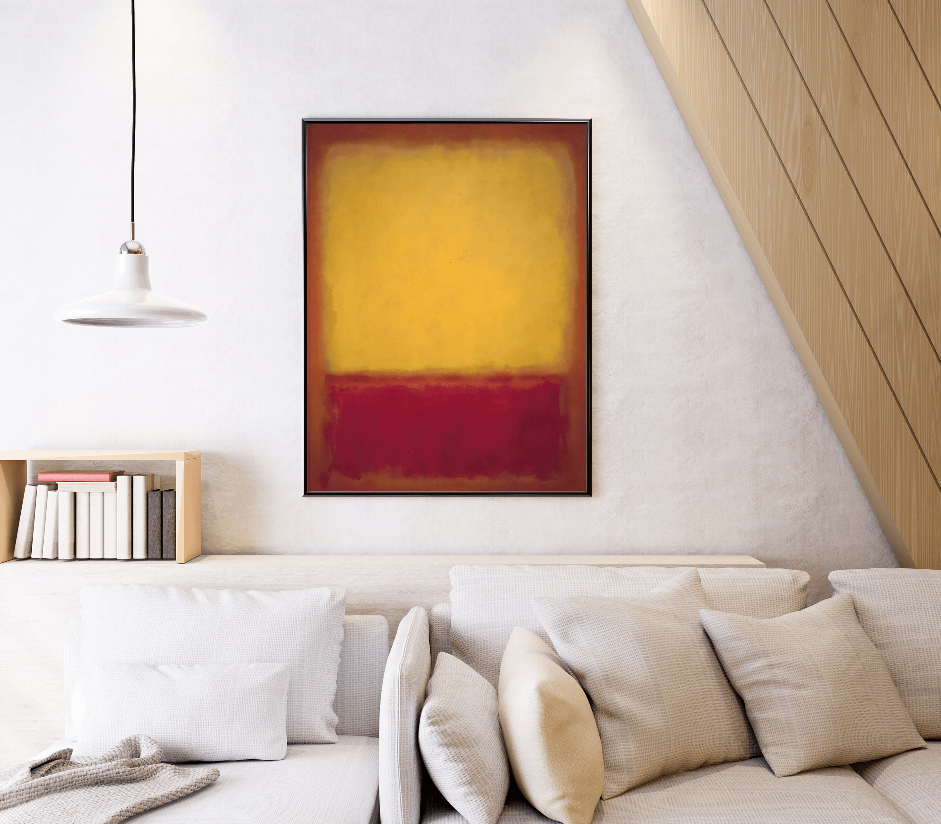 Mark Rothko Inspired Print, Modern Wall Decor, Minimalism Painting ...