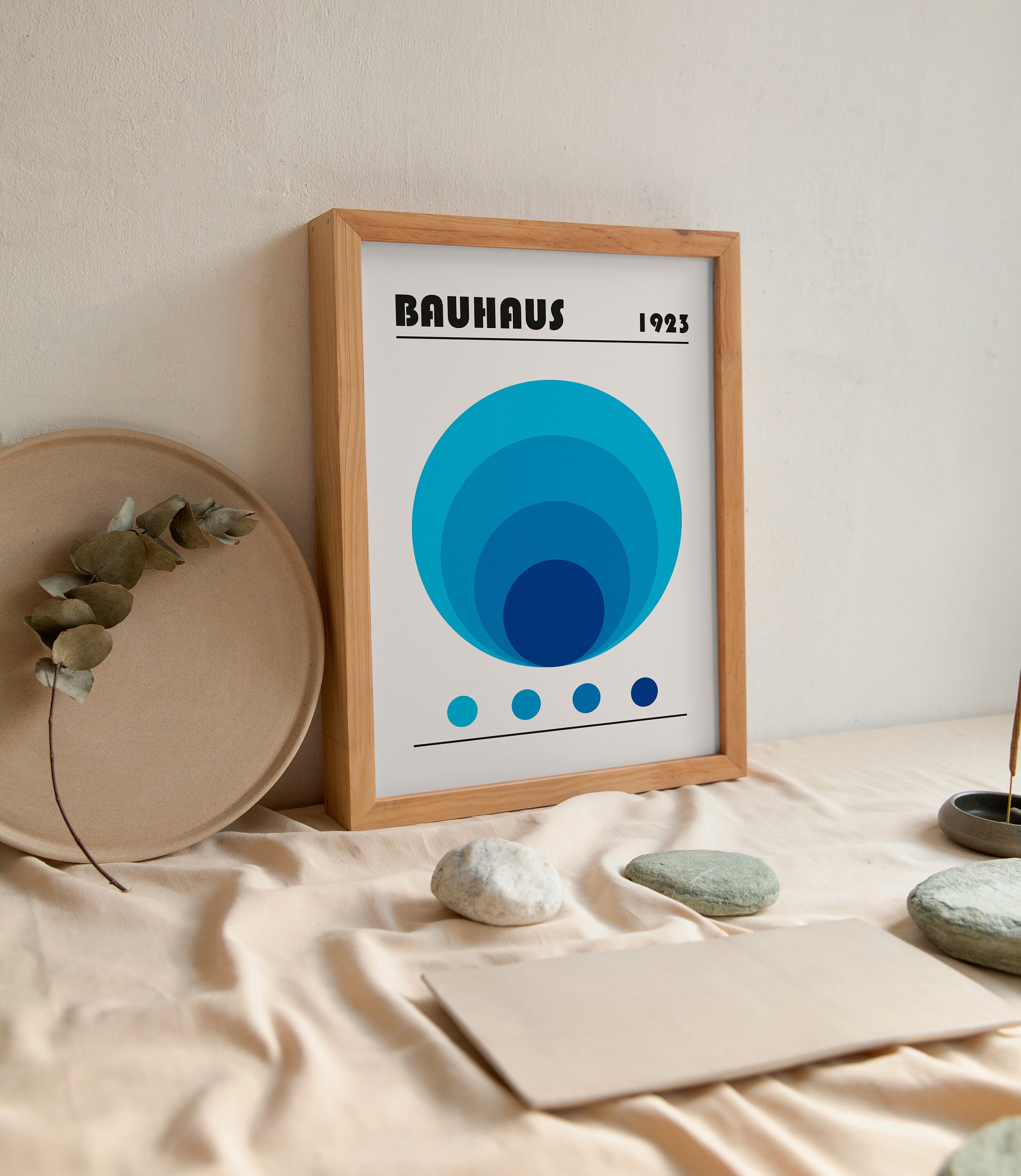 Bauhaus Ausstellung Poster, Petrol Wand Kunst, Bauhaus Print ...