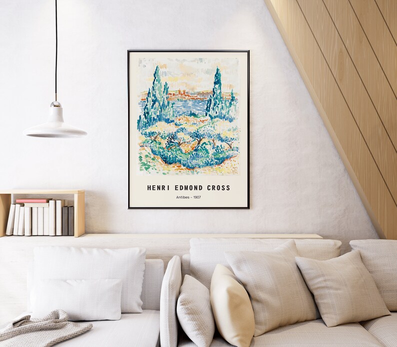 Henri Edmond Cross Beige Art Print, Antibes, Edmond Cross Fine Art ...