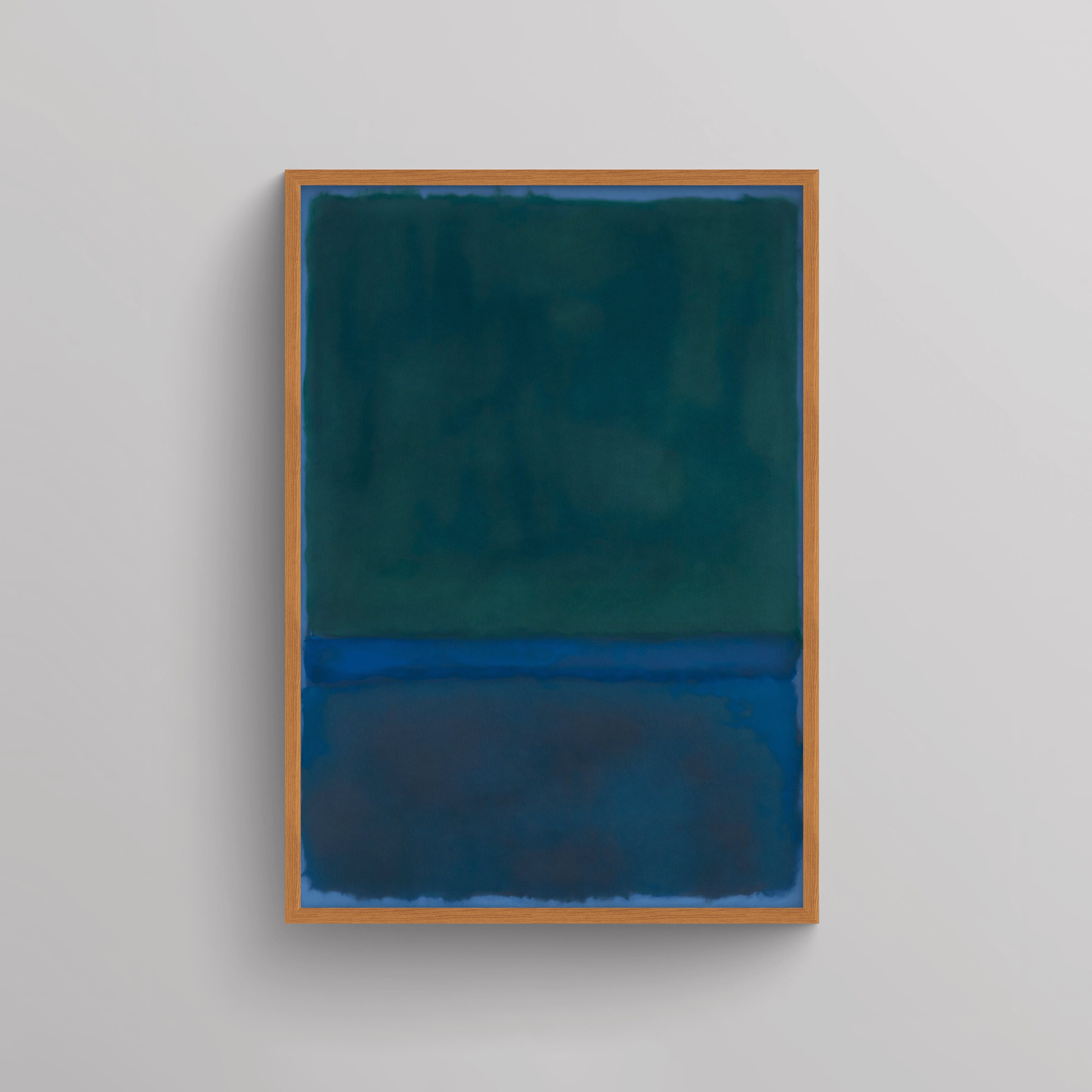 Mark Rothko Print Blue Abstract Poster Minimalist Rothko - Etsy