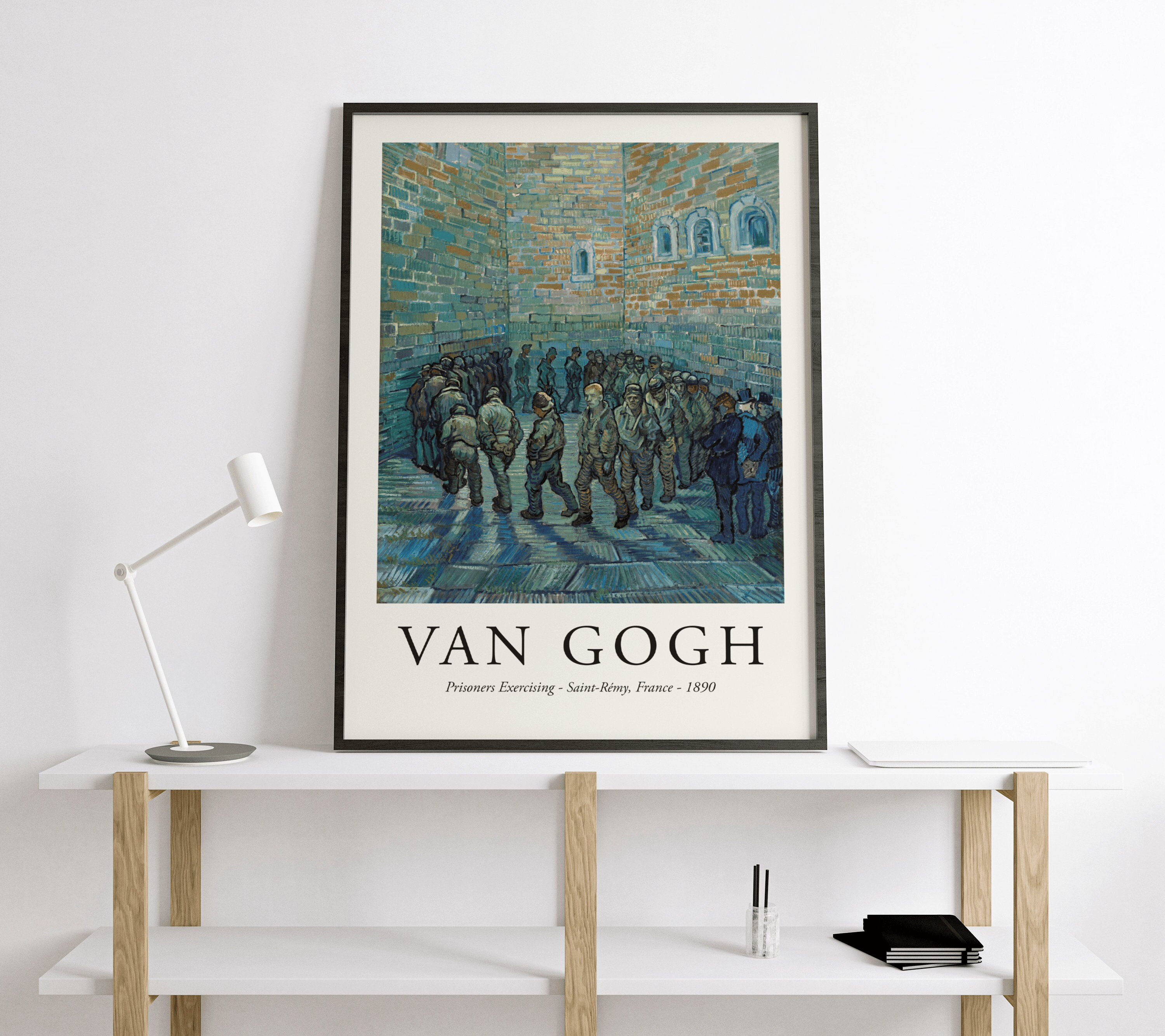 Van Gogh Poster, Prisoners Exercising, Vincent Van Gogh Poster, Famous ...