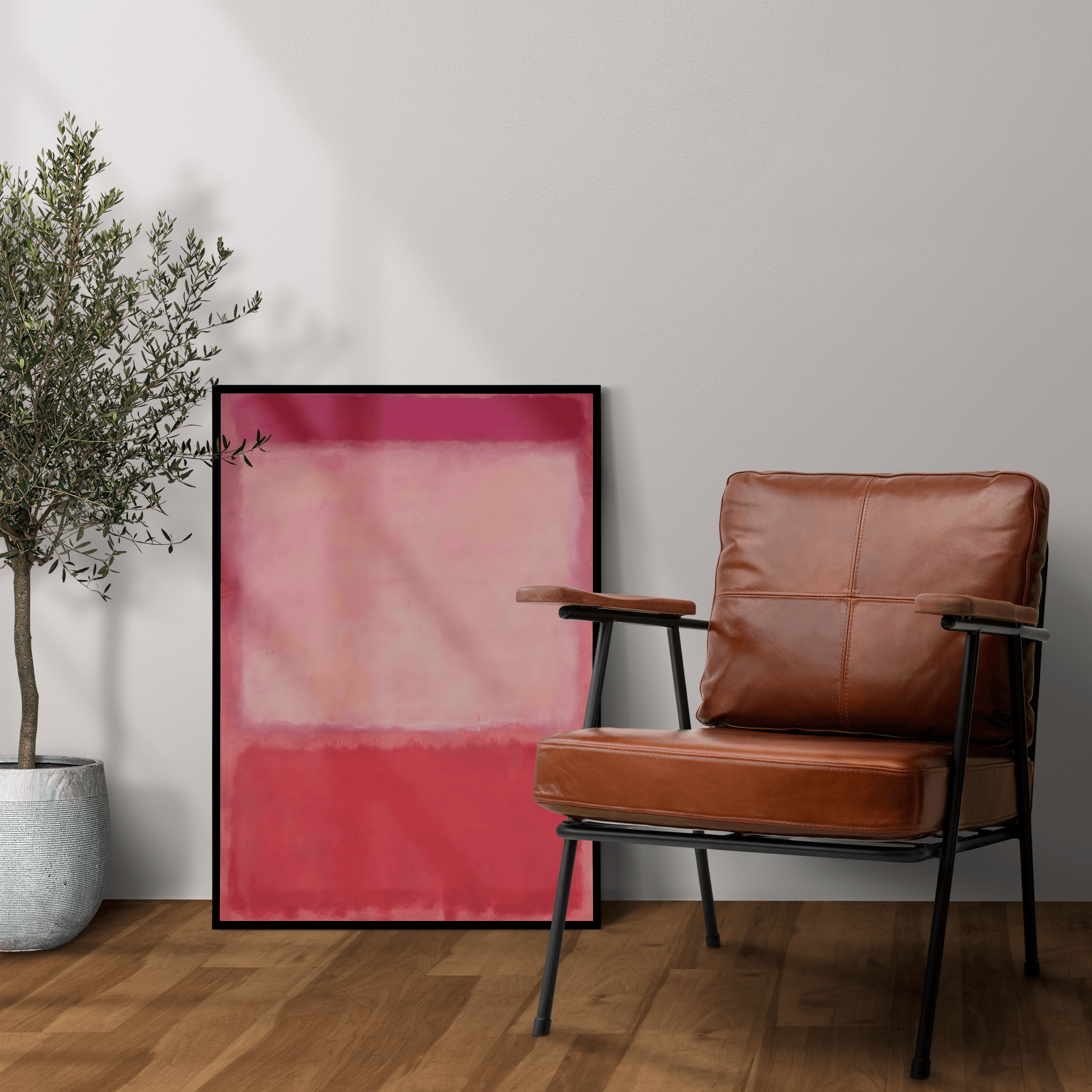 Mark Rothko Print Pink Exhibition Rothko Reproduction Poster - Etsy