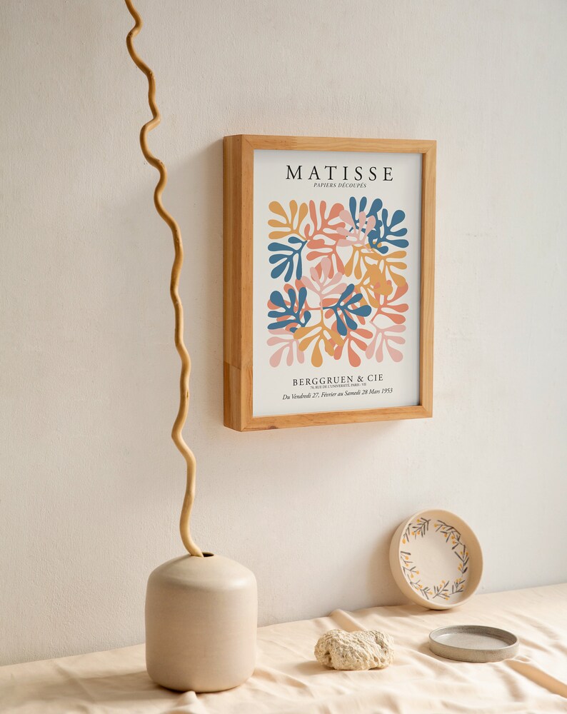Pastel Matisse Print, Henri Matisse Poster, Mid Century Modern ...