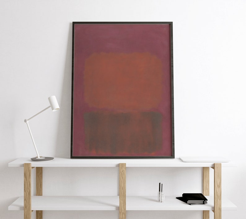 Mark Rothko Poster Mark Rothko Print Modern Art Wall Decor - Etsy
