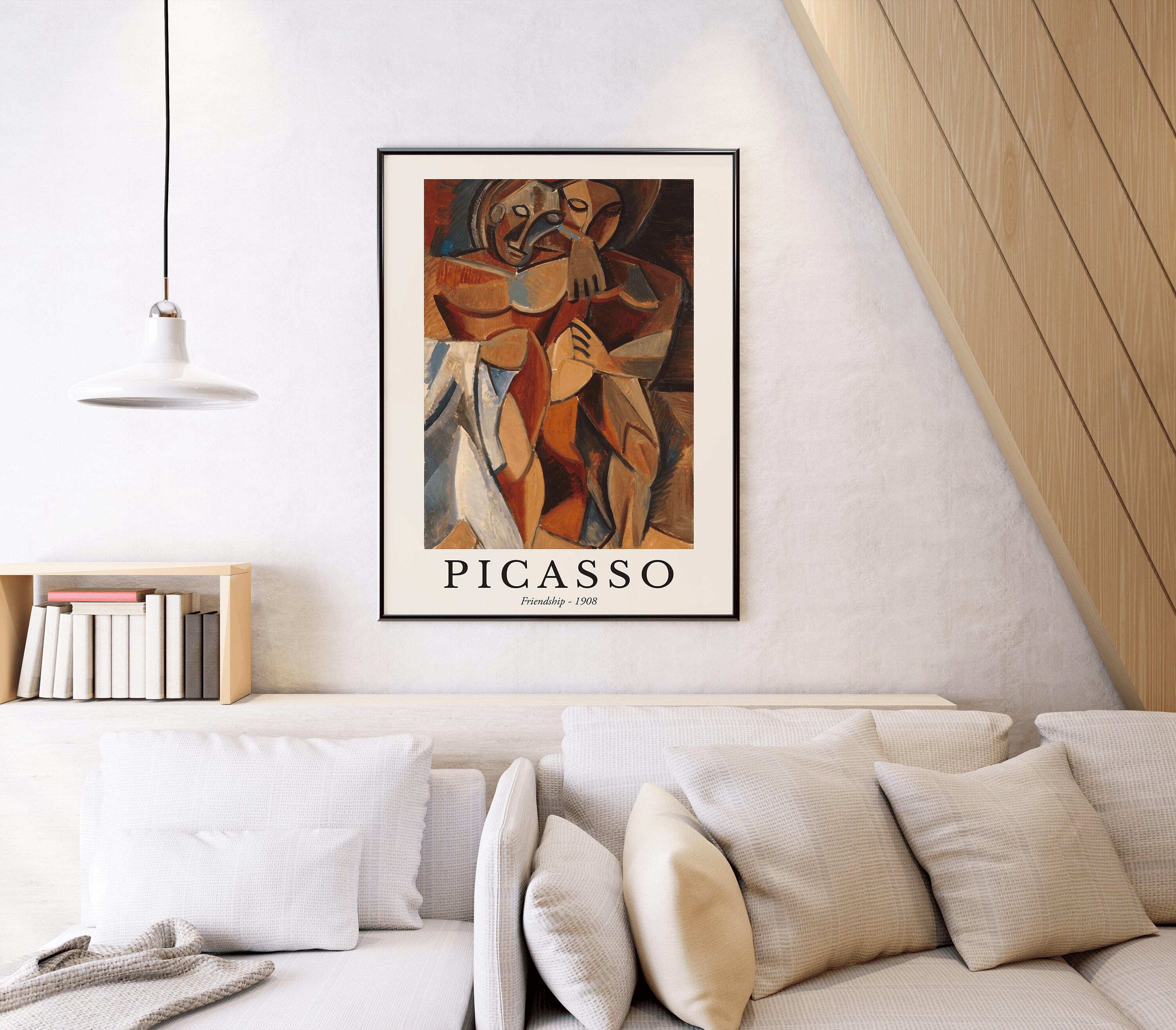 Pablo Picasso Poster, Picasso Friendship Painting, Exhibition Print ...