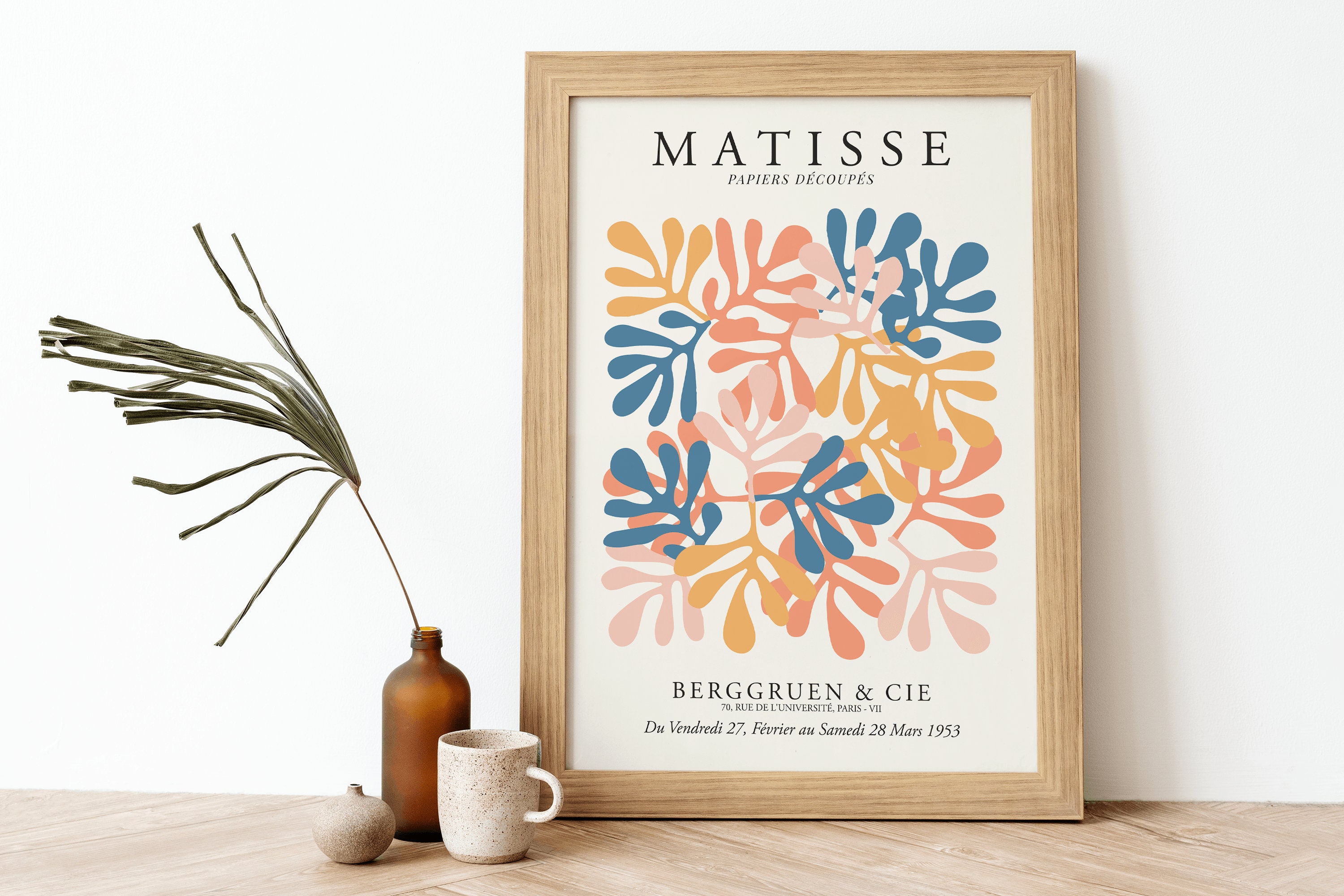 Pastel Matisse Print Henri Matisse Poster Mid Century - Etsy
