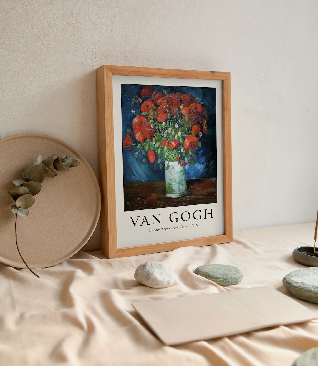 Van Gogh Print, Vase With Flowers Poster, Vincent Van Gogh Print ...