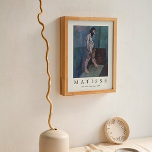 Henri Matisse Male Model, Matisse Vintage Poster, Male Figure Print ...
