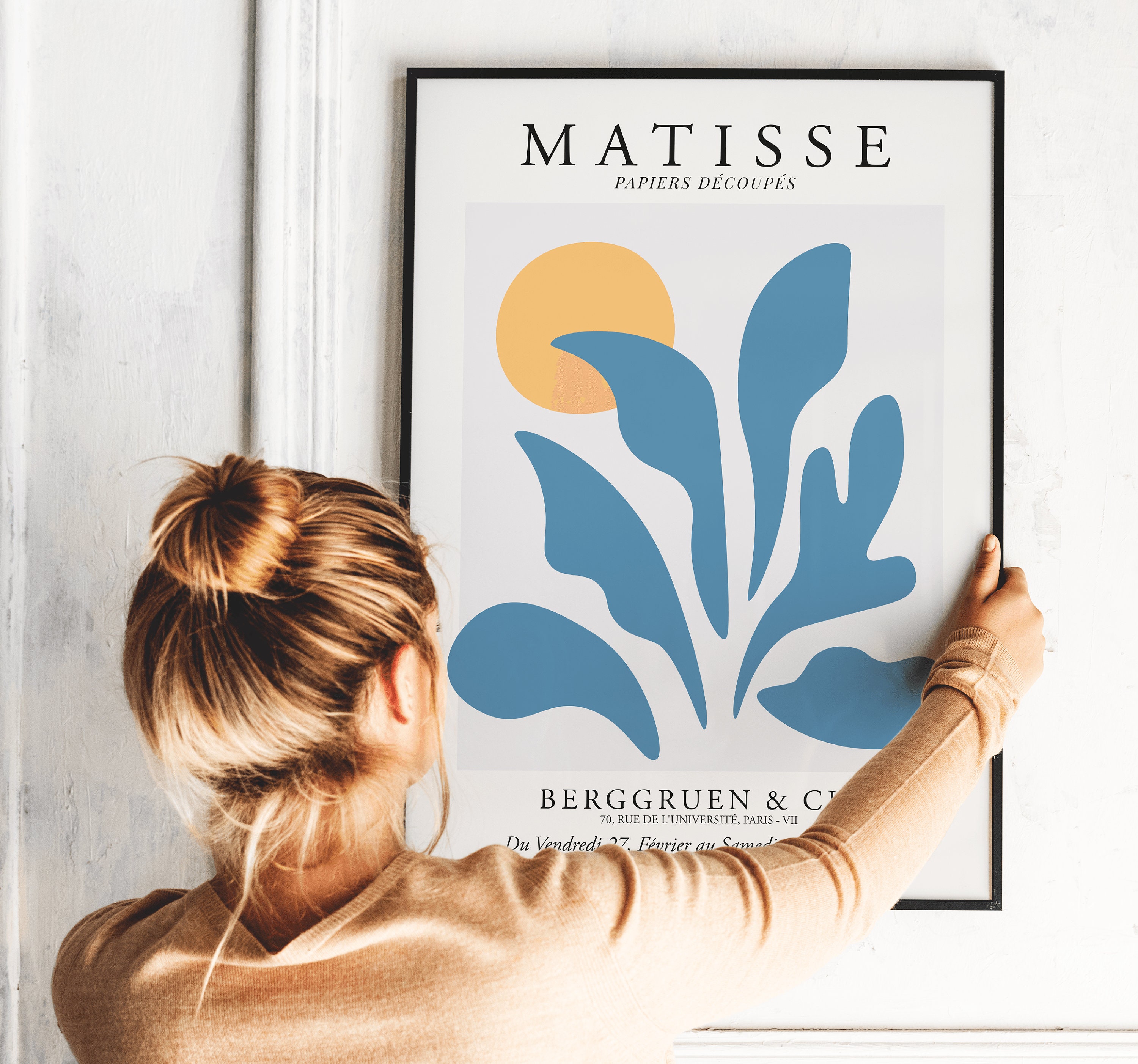 Pastel Blue Matisse Print, Henri Matisse Print,sky Blue Wall Art ...