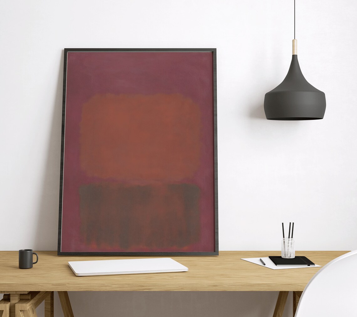 Mark Rothko Poster Mark Rothko Print Modern Art Wall Decor - Etsy