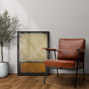 Mark Rothko Print, Brown and Beige Minimalist Print, Rothko Wall Art ...