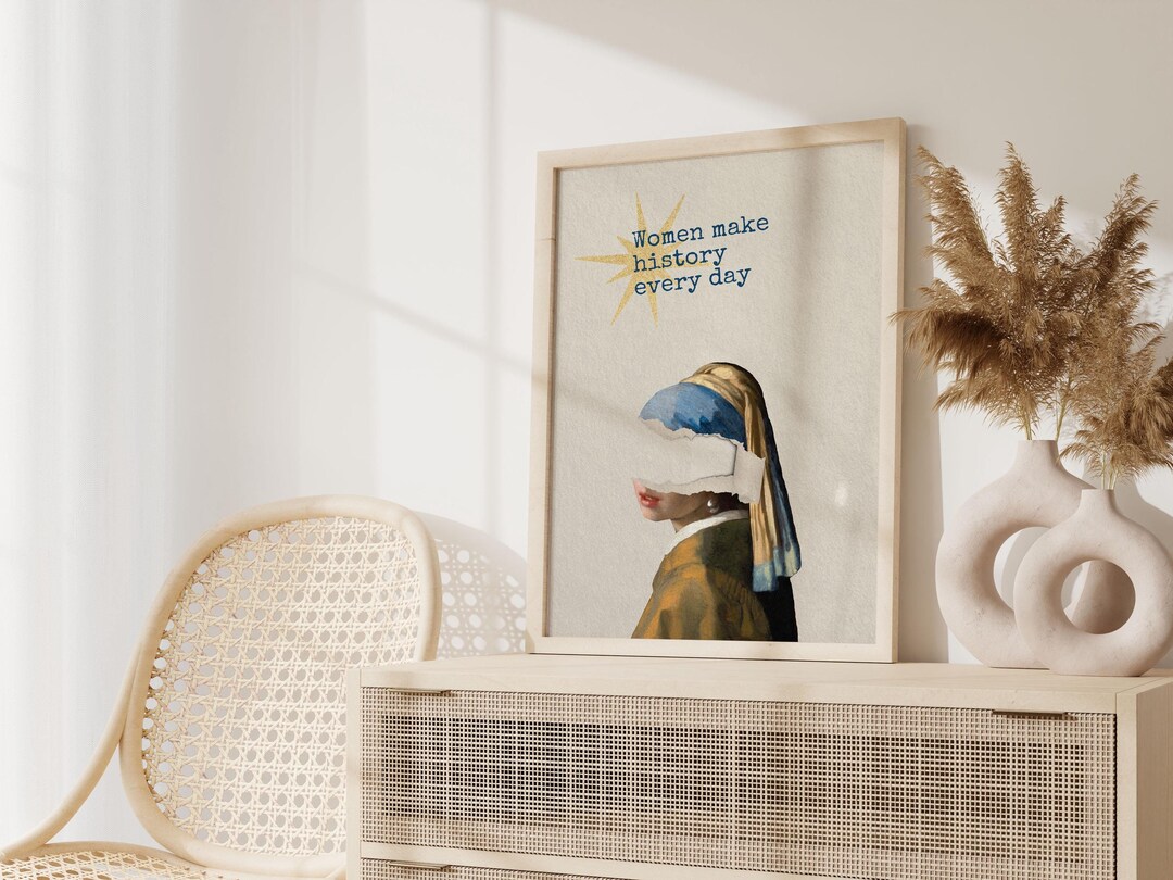 Women Make History Every Day Print, Feminist Quote Art, Equal Rights ...