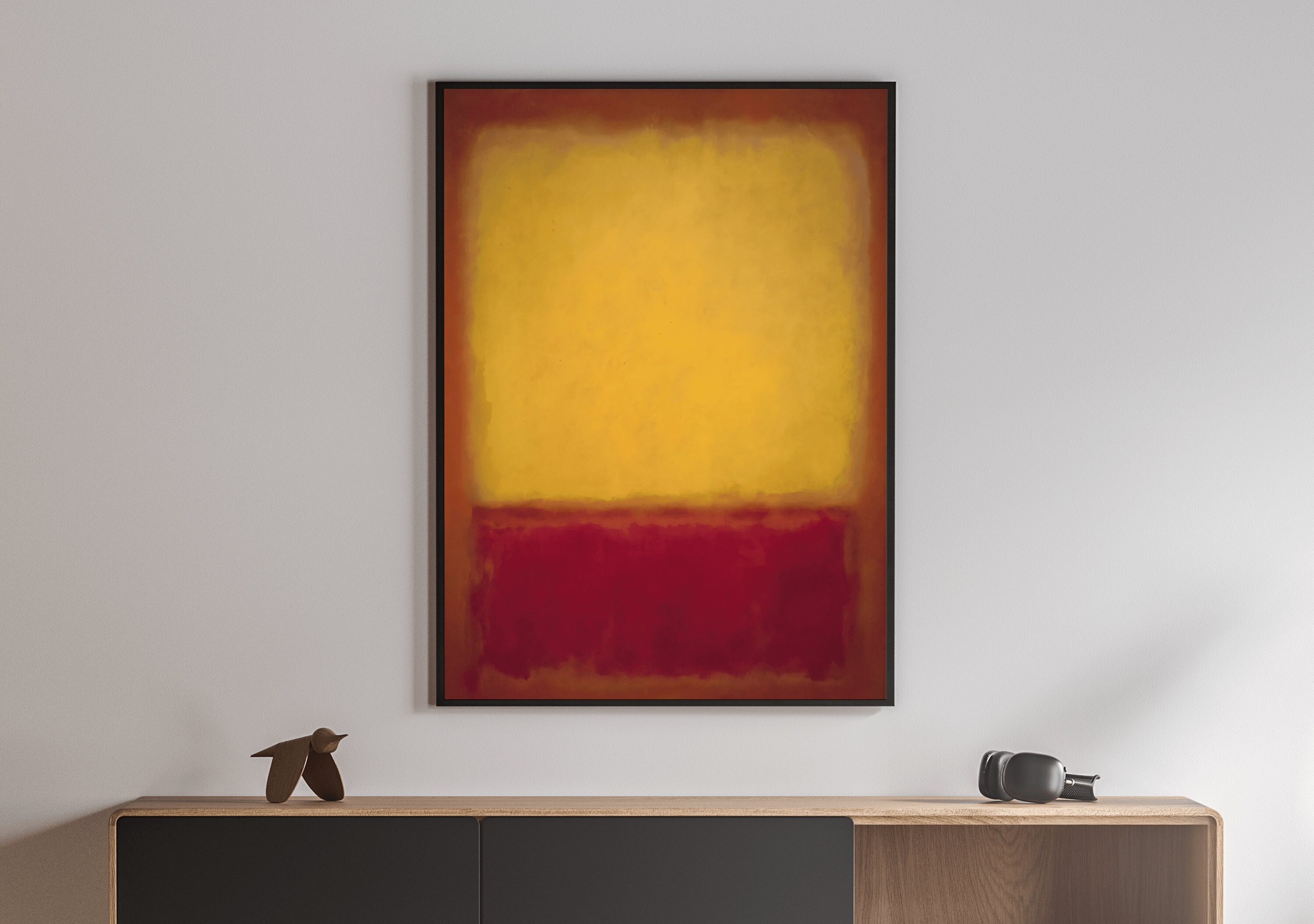 Mark Rothko Inspired Print, Modern Wall Decor, Minimalism Painting ...